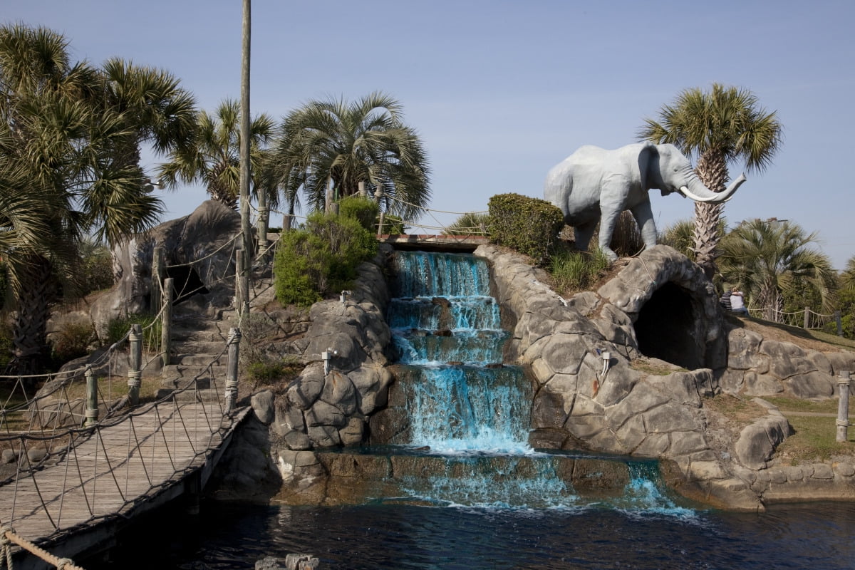 Print: Adventureland Theme Park Miniature Golf, Dothan, Alabama, 2010 ...