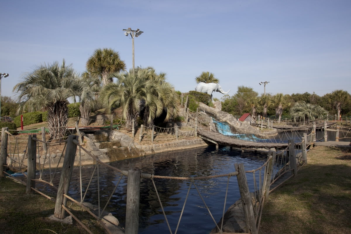 Print: Adventureland Theme Park Miniature Golf, Dothan, Alabama, 2010 ...