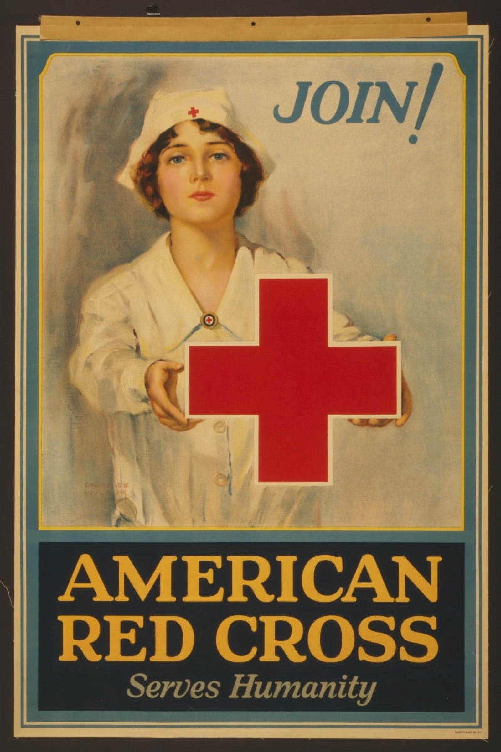 Print: American Red Cross Serves Humanity Join! /, circa 1914 - Walmart.com