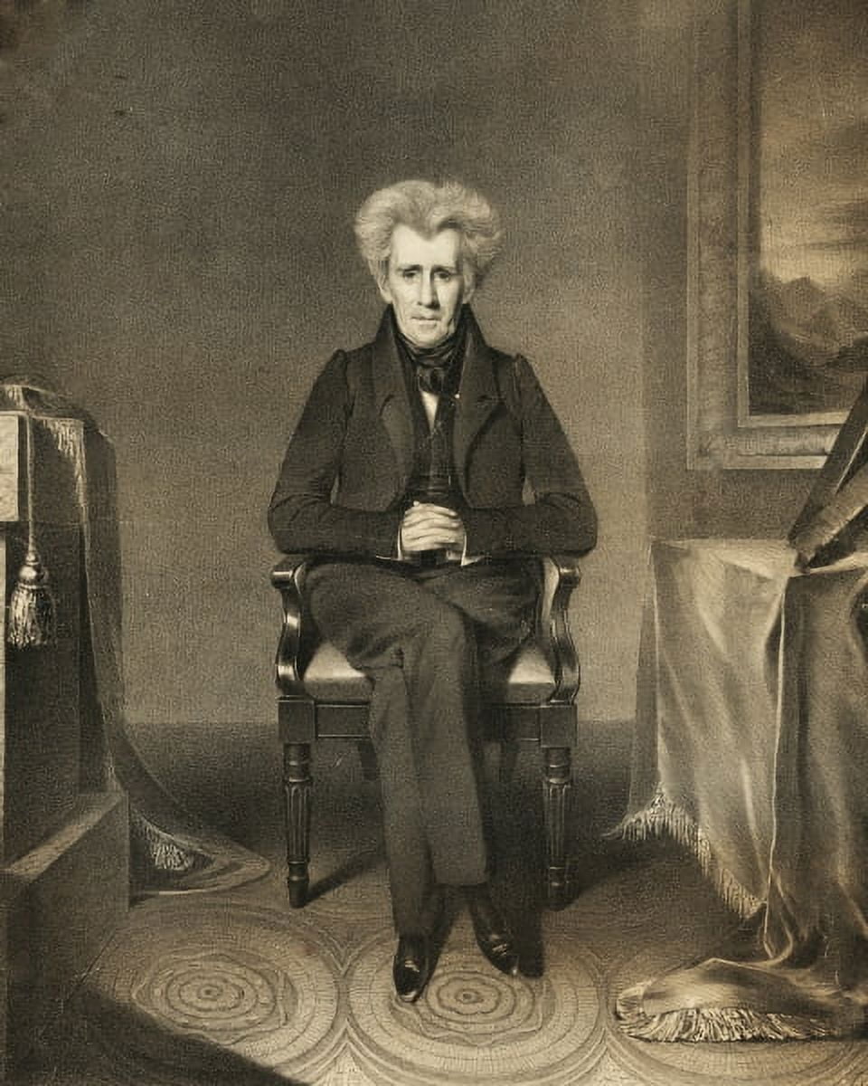 Print: Andrew Jackson, President Of The United States, circa 1830-1834 ...