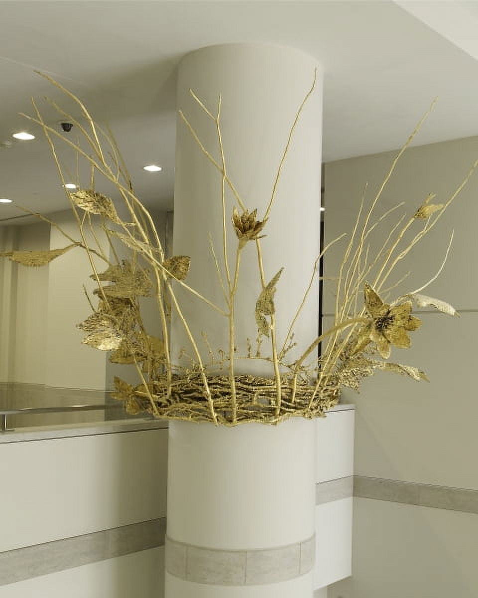 Print: Architectural Art Poplar And Iris (Garden Of Justice) Interior ...