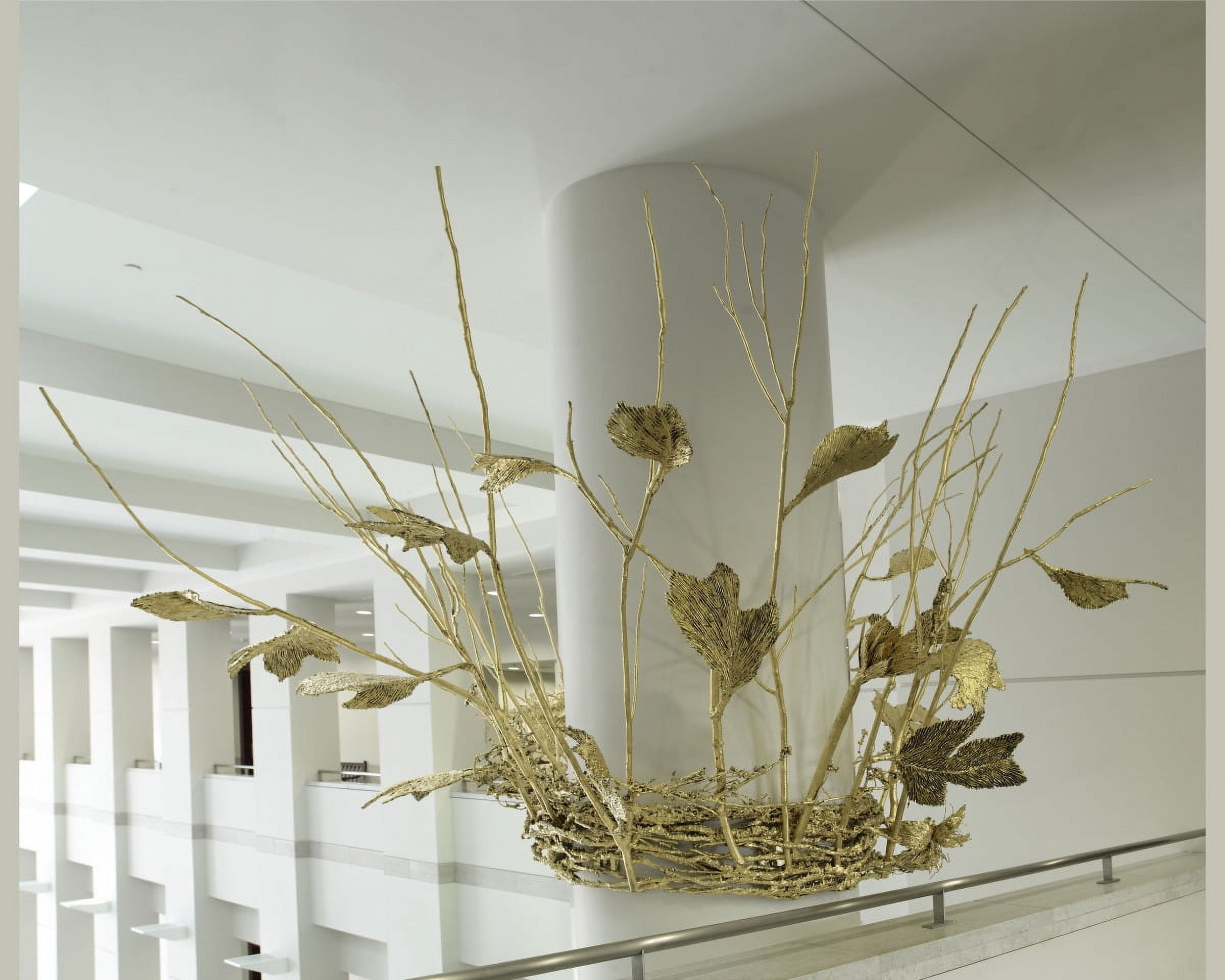 Print: Architectural Art Poplar And Iris (Garden Of Justice) Interior ...