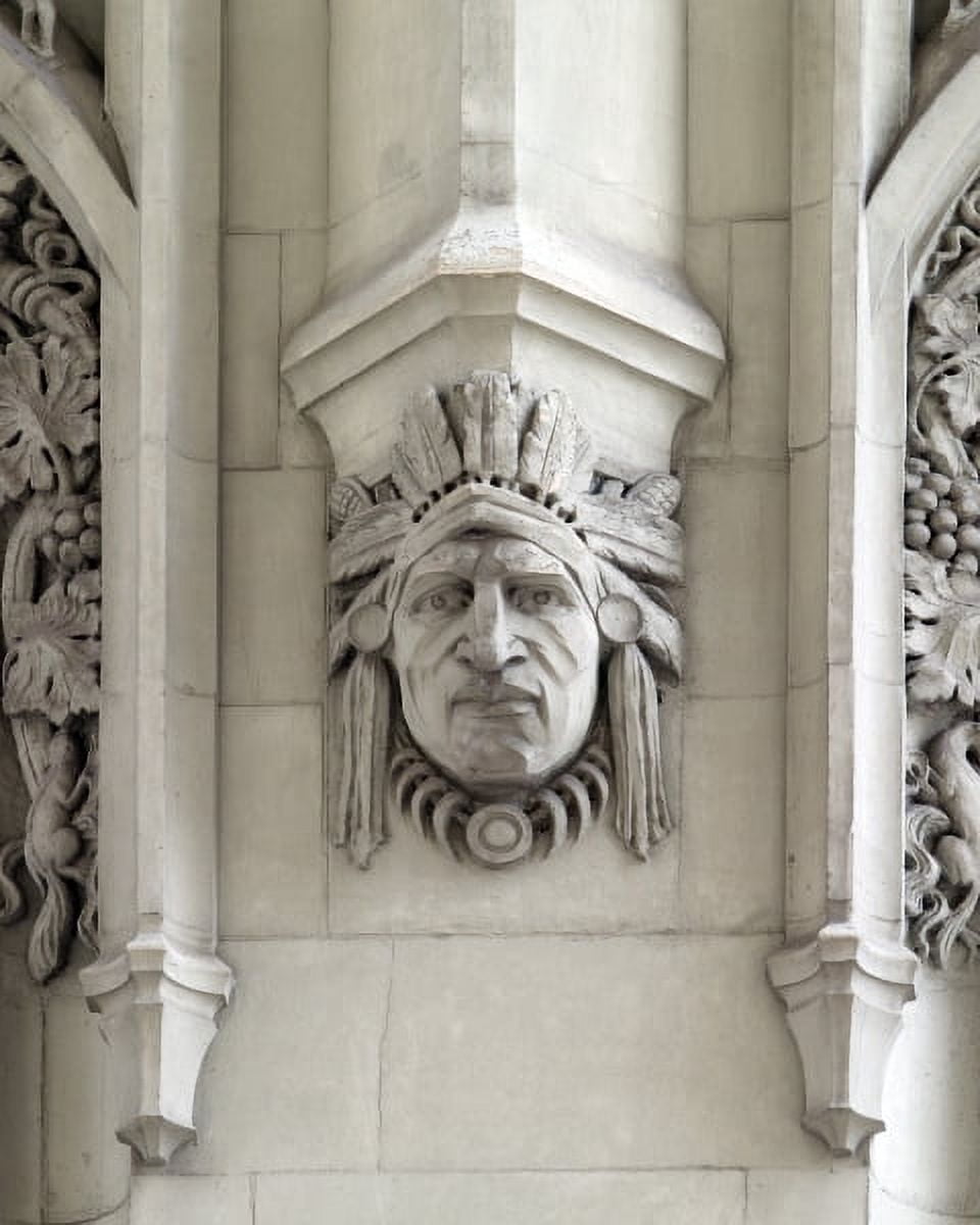 Print: Architectural Detail Of Cass Gilbert's Woolworth Building, New ...