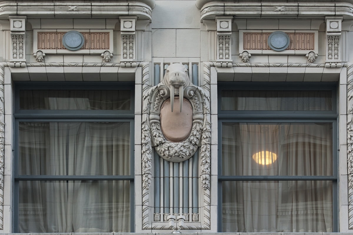 Print: Arctic Building Seal Architectural Details, Seattle, Washington ...