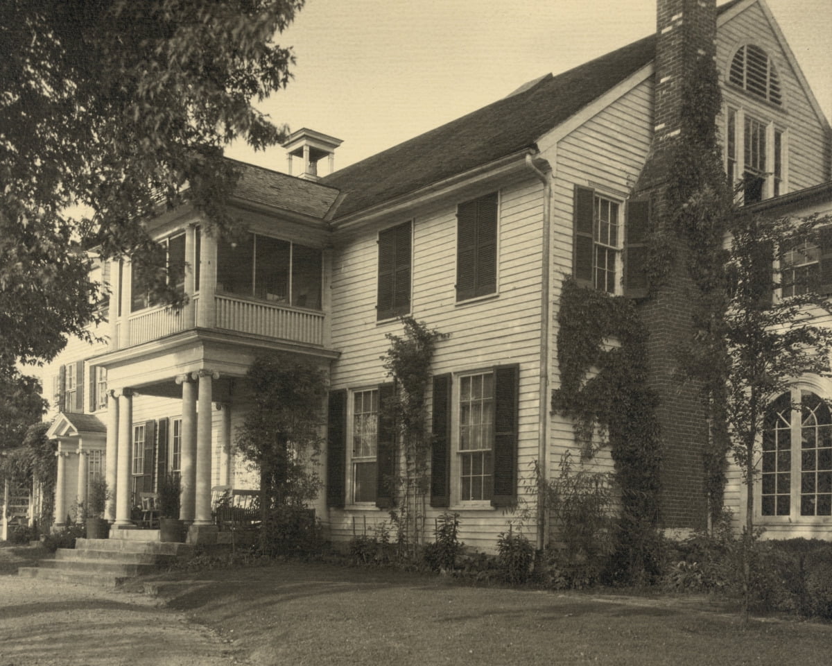 Print: Belmont, West Front, Falmouth, circa 1925 - Walmart Business ...