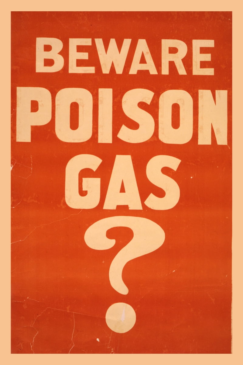 Print: Beware Poison Gas? - Walmart.com