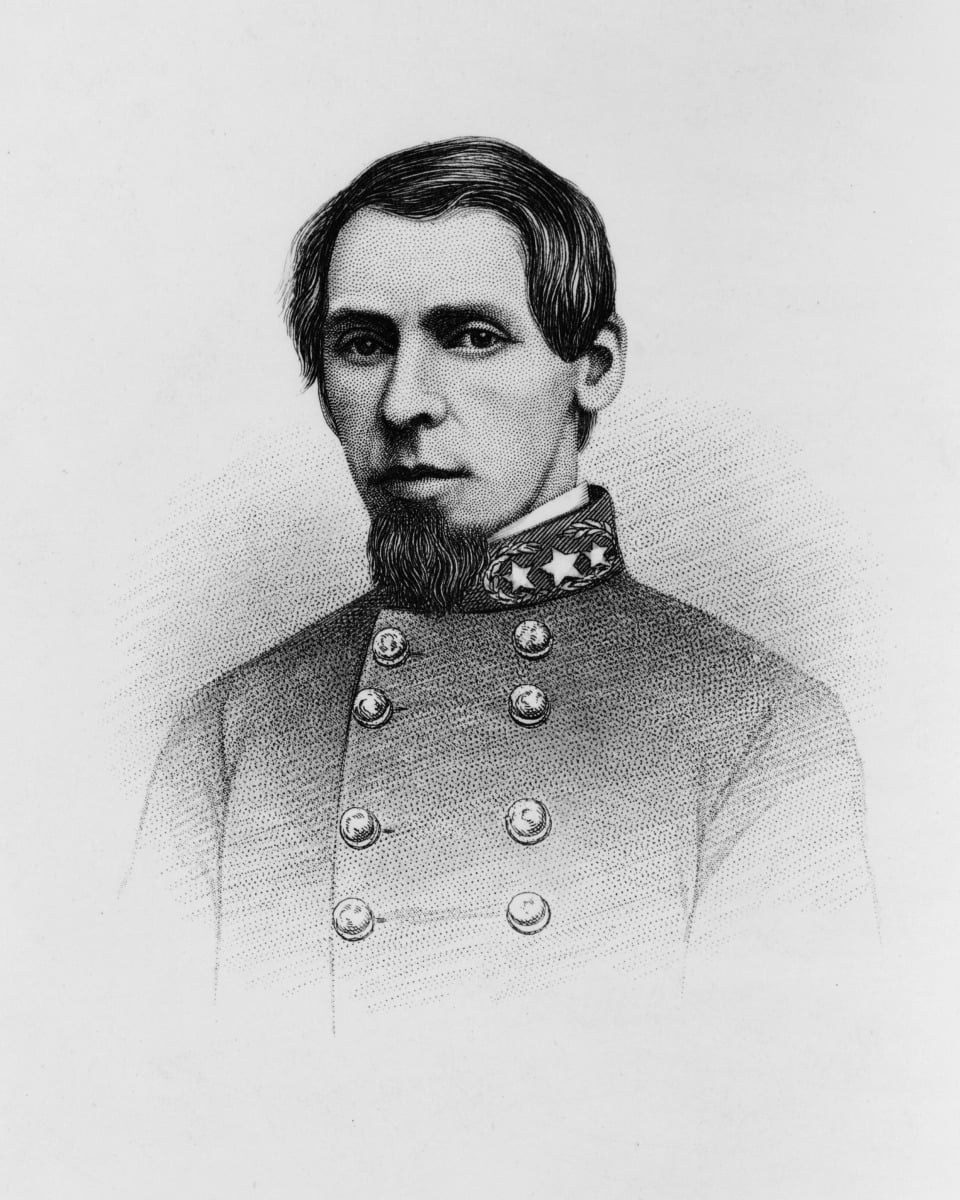 Print: Brig. General Samuel Garland, Jr., circa 1861 - Walmart.com