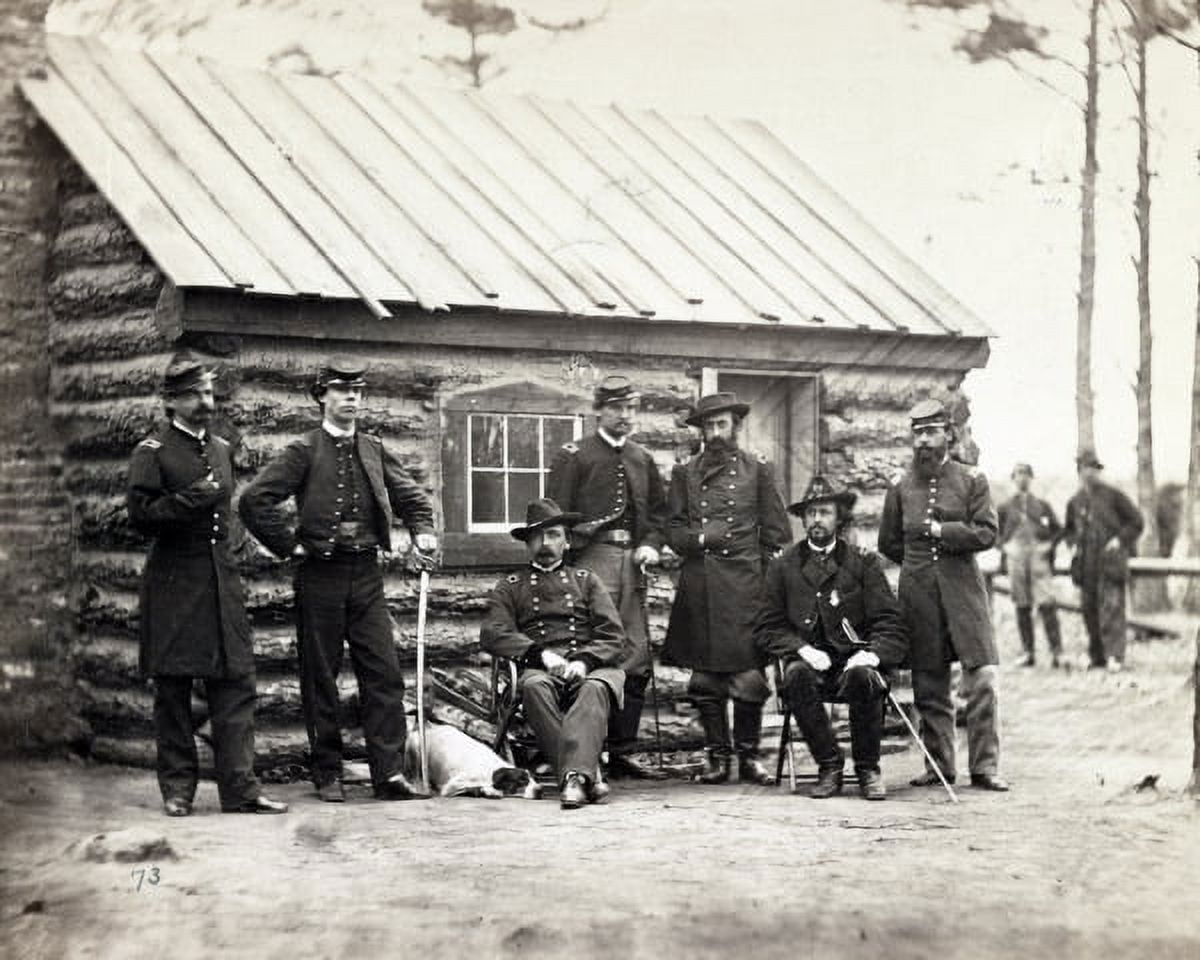 Print: Bvt. Maj. Gen. Adelbert Ames And Staff, Army Of The James, Nov ...
