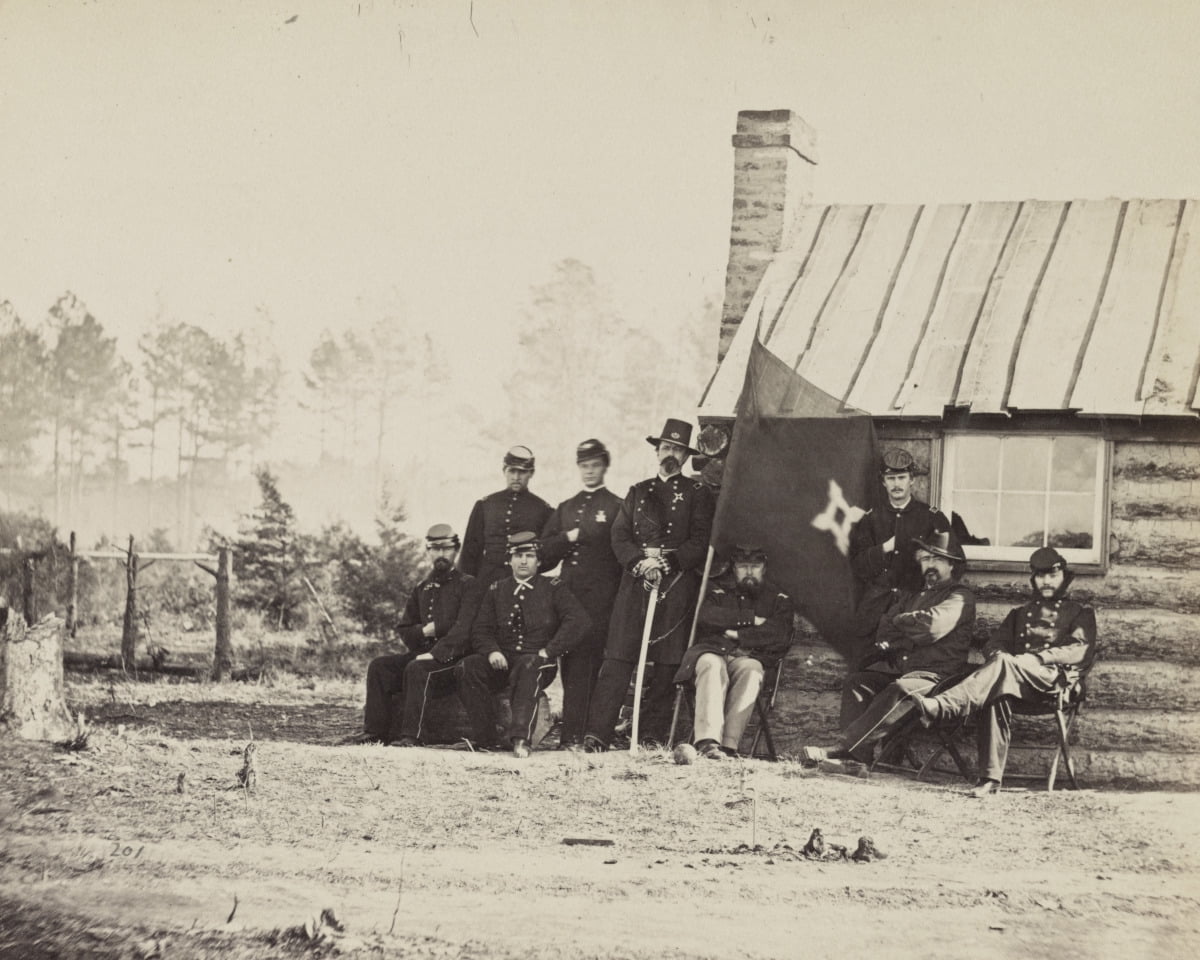 Print: Bvt. Major General R. S. Foster And Staff, circa 1861 - Walmart.com
