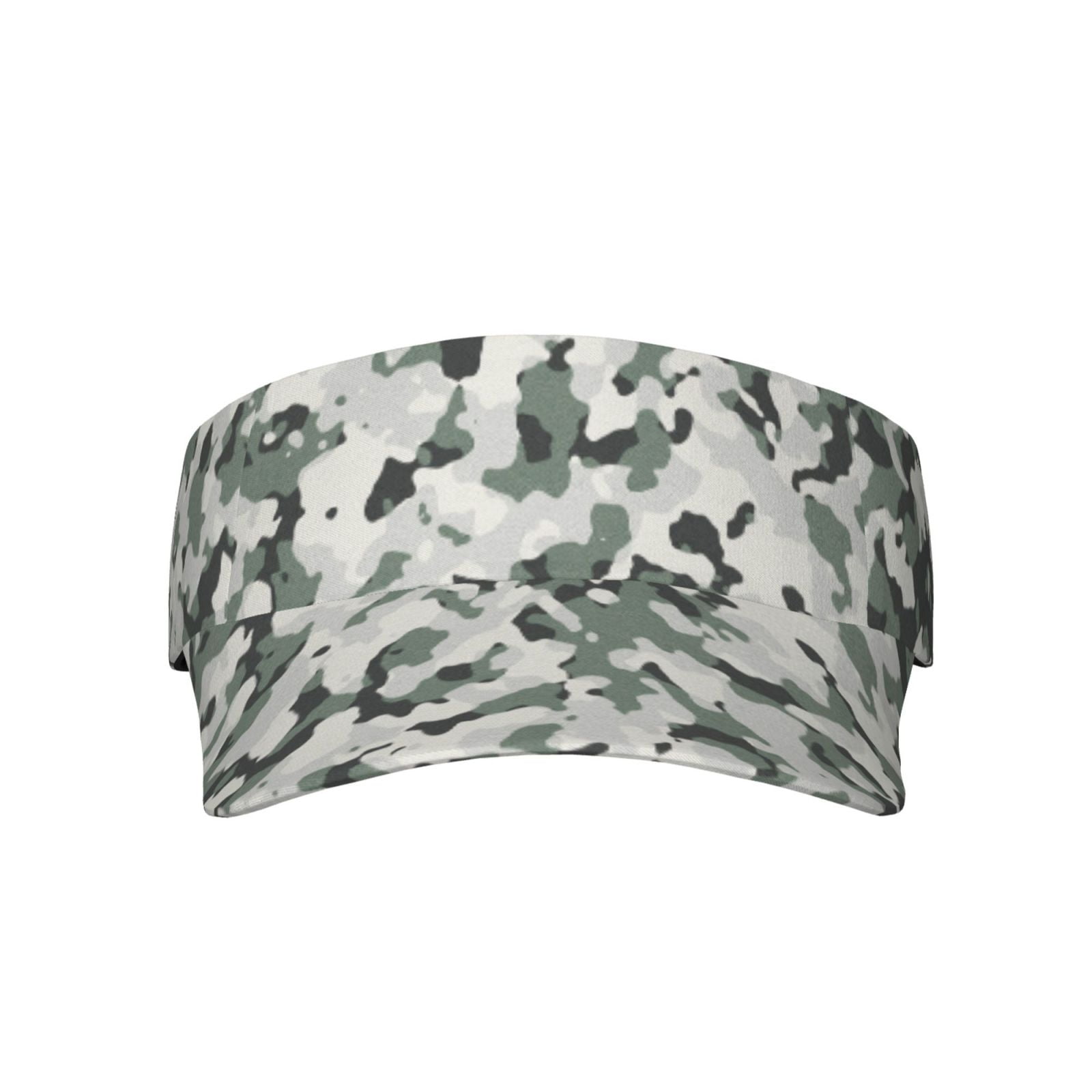 Print Camouflage Pattern Visor Hats Adjustable Beach Sun Visors Sports ...