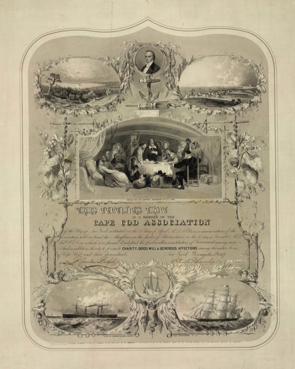 Print: Cape Cod Association, 1857 - Walmart.com