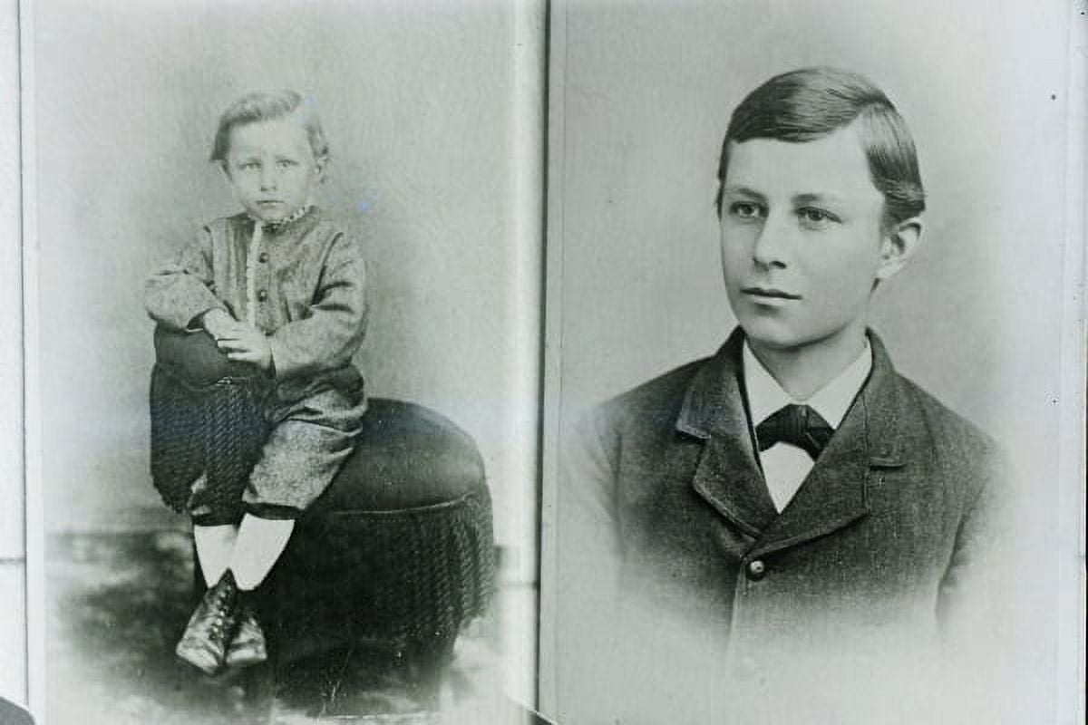 Print: Childhood Portraits Of Wilbur Wright, circa 1901 - Walmart.com