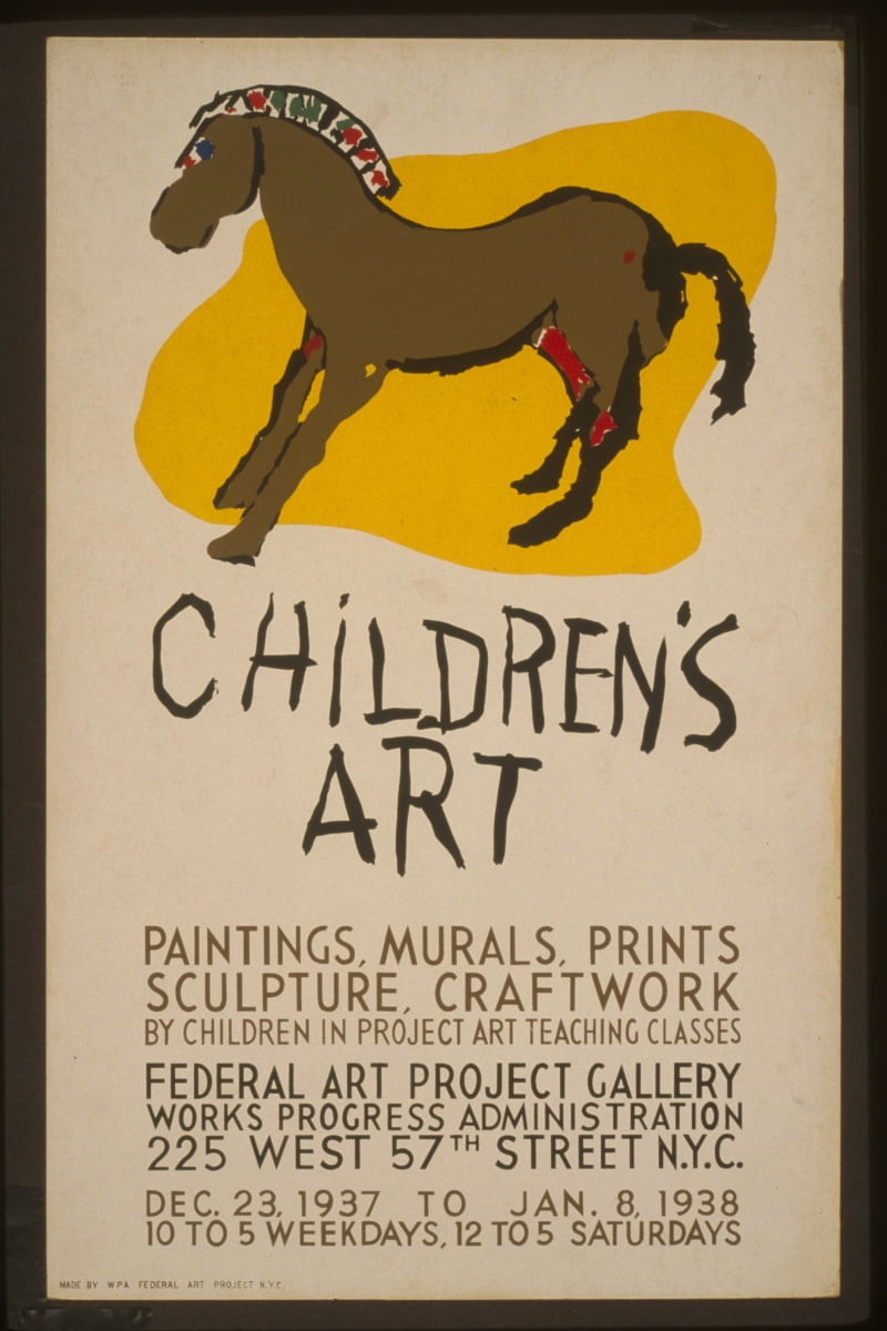 Print: Children's Art Paintings, Murals, Prints, Sculpture, Craftwork ...