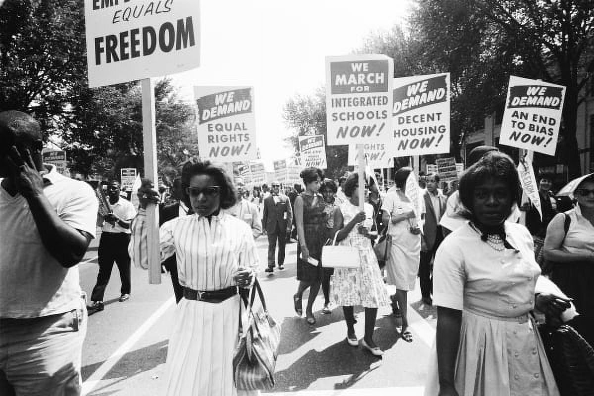 Print: Civil Rights March On Washington, D.C., 1963 - Walmart.com