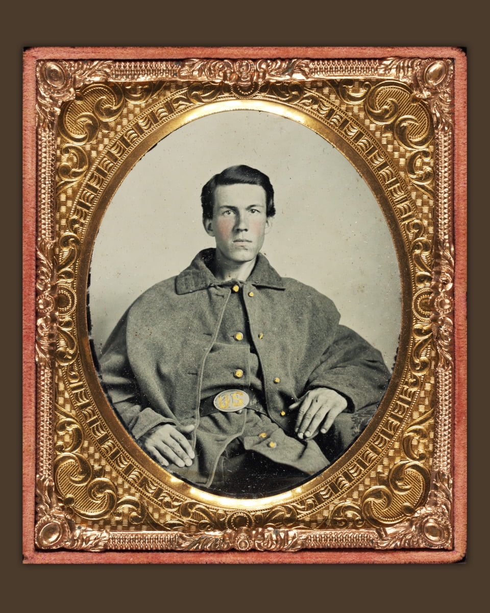 Print: Civil War Soldier In Union Uniform, circa 1861-1865 - Walmart.com