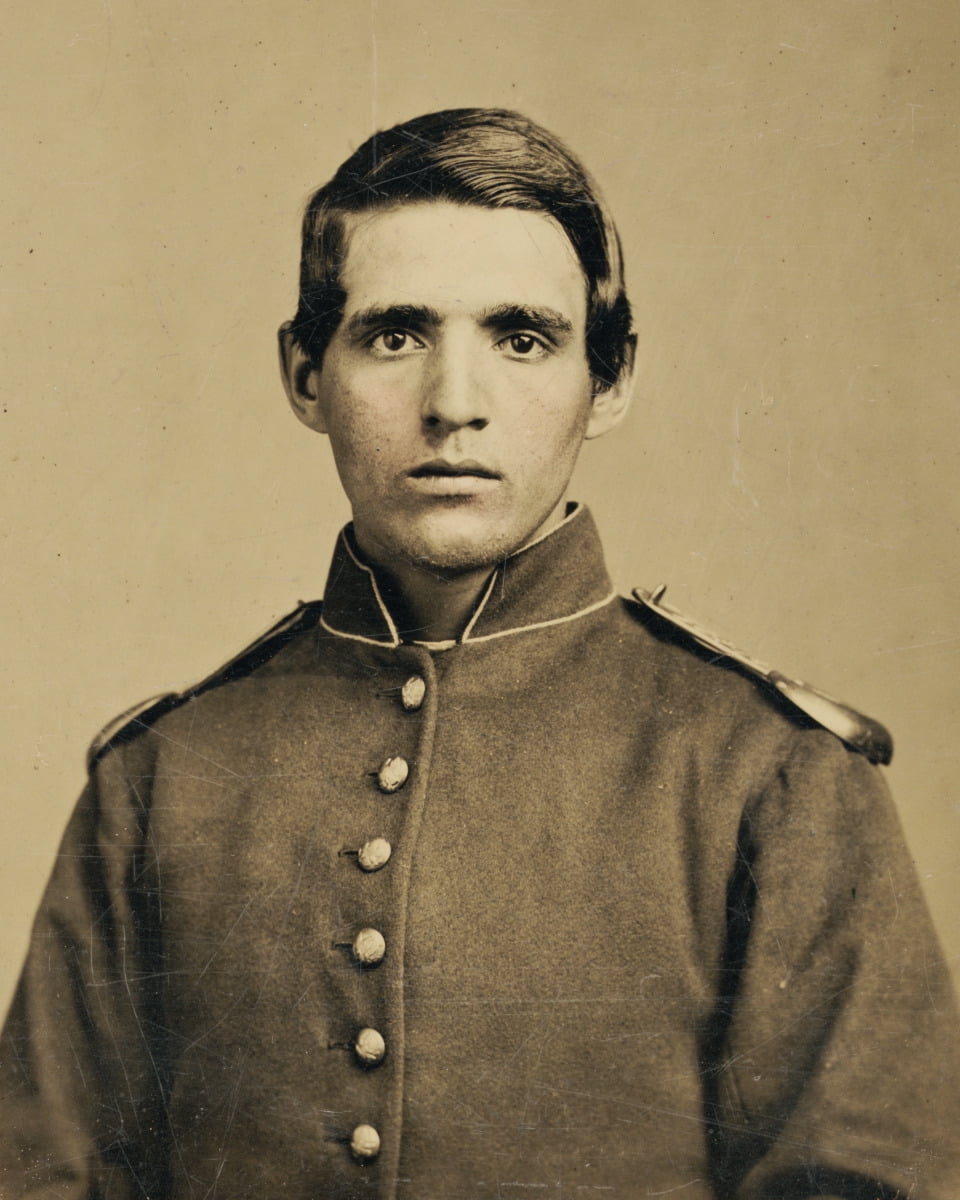 Print: Civil War Soldier, Union Uniform, Shoulder Scales - Walmart.com