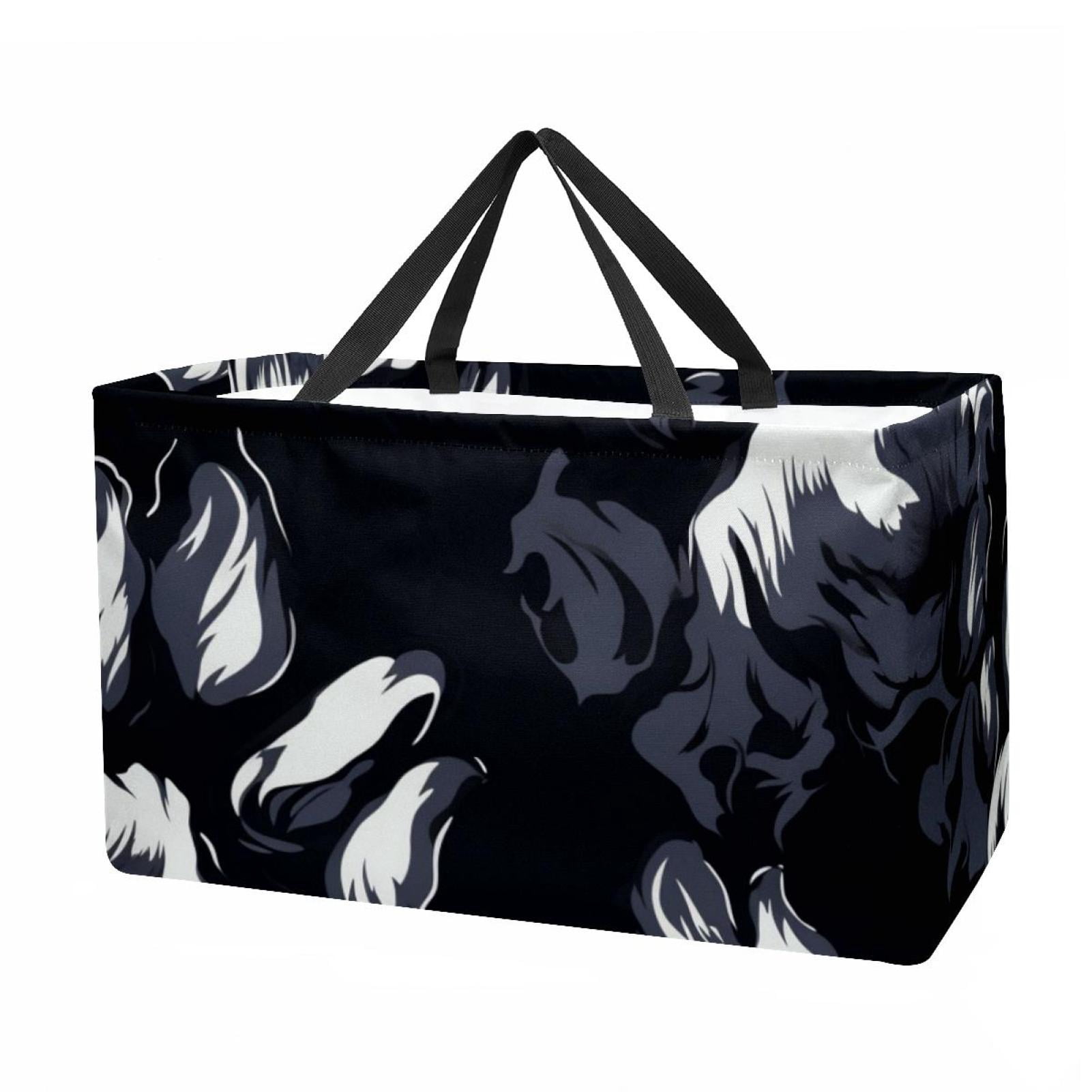 Print Collapsible Oxford Cloth Storage Bins Toy Basket Tote Bag ...