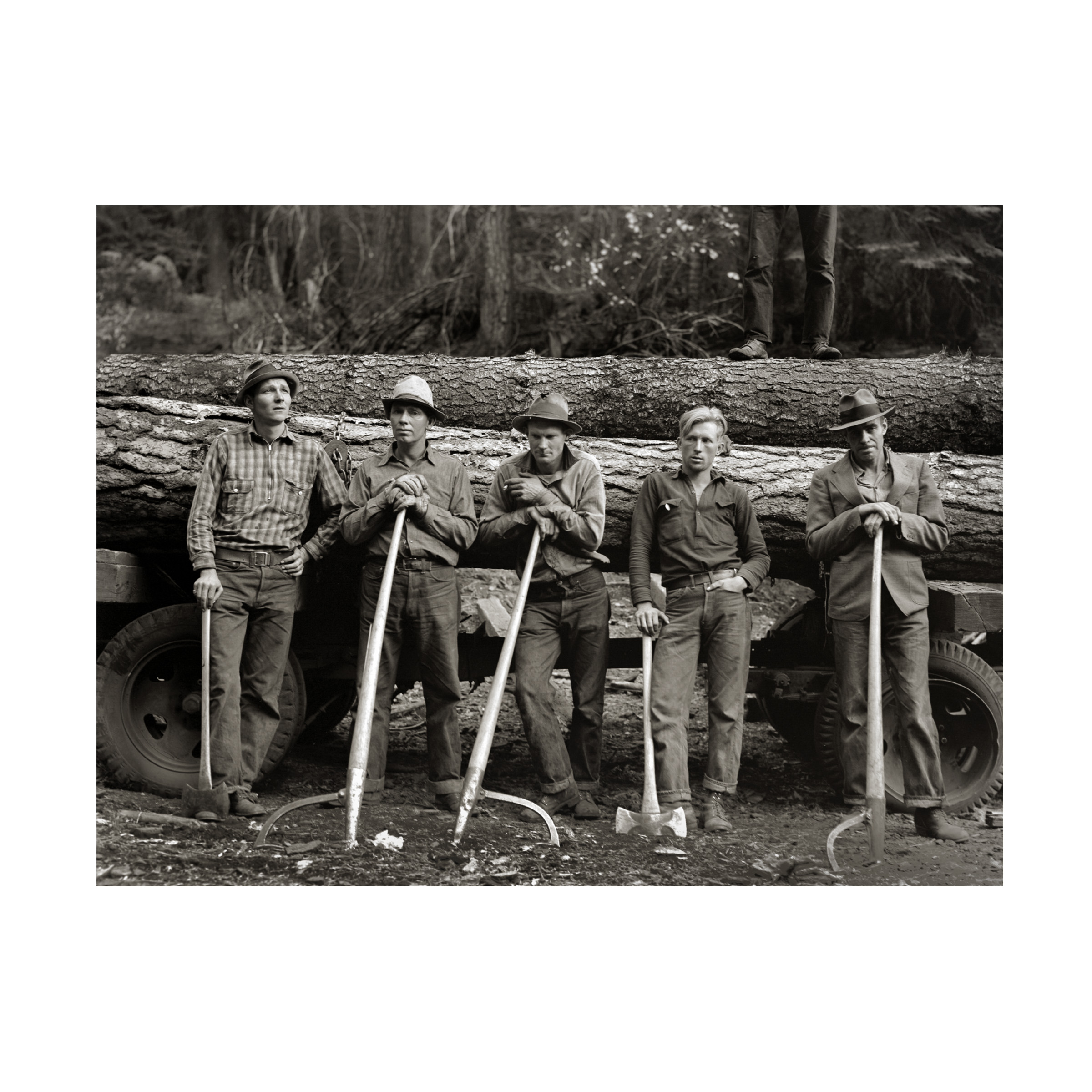 Print Collection 'American Loggers 1939' Canvas Art - Walmart.com