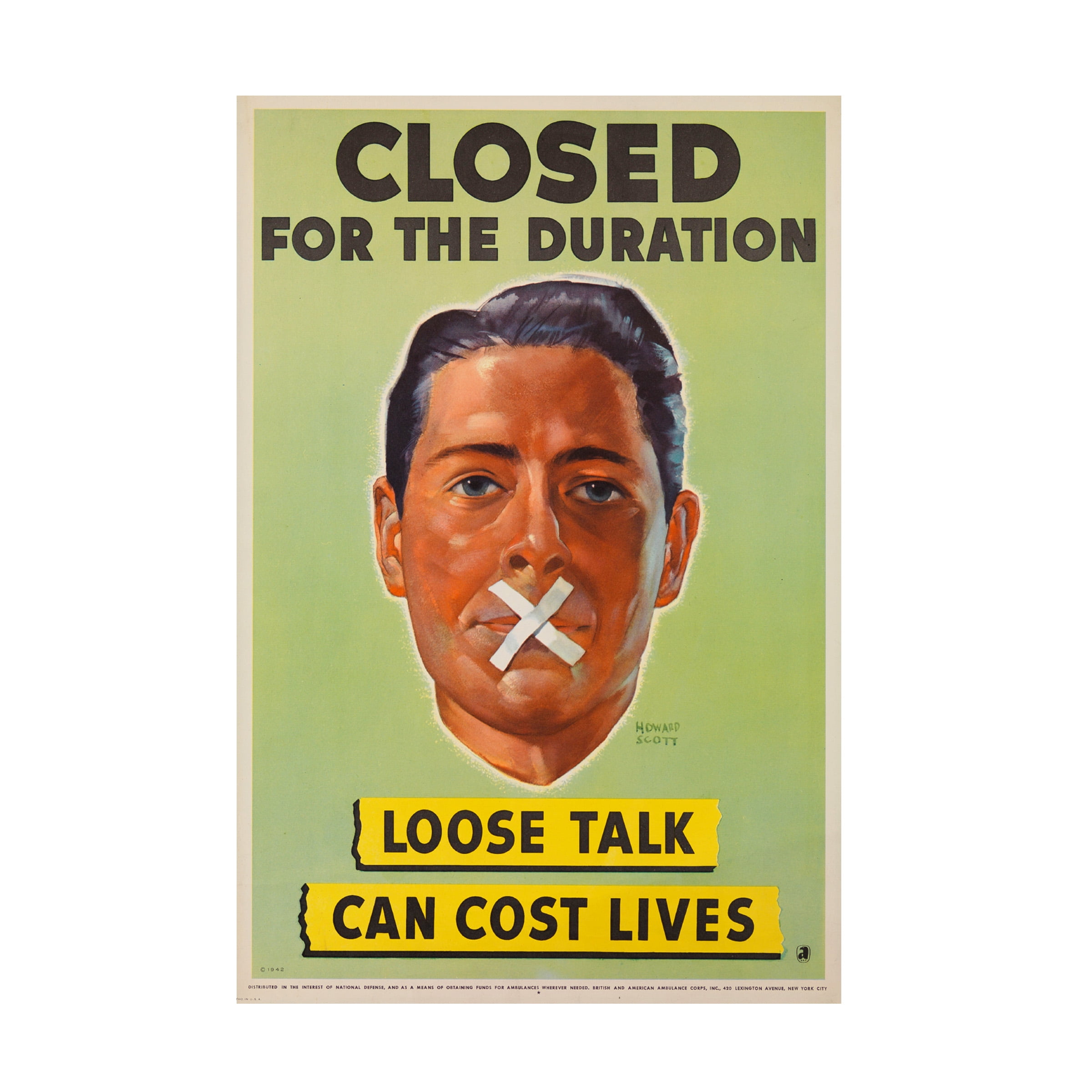 Print Collection 'Closed for the Duration' Canvas Art - Walmart.com