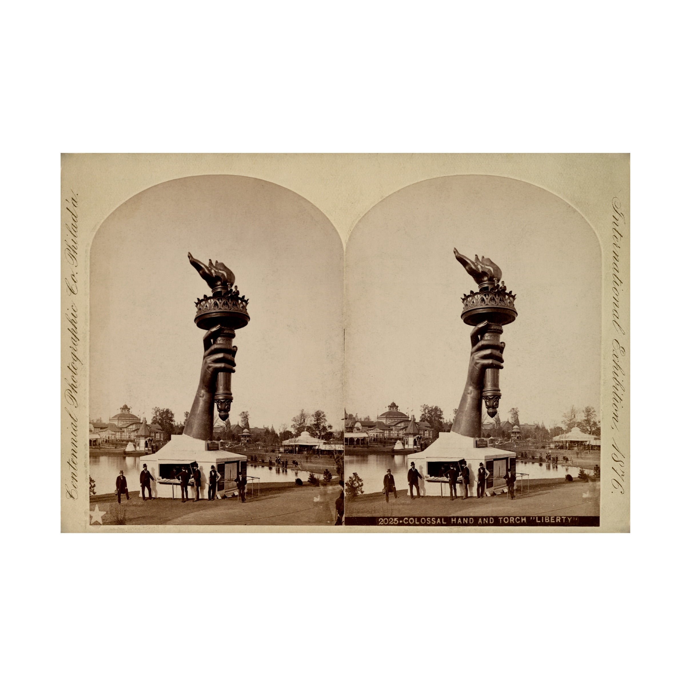 Print Collection 'Colossal Hand and Torch Liberty' Canvas Art - Walmart.com