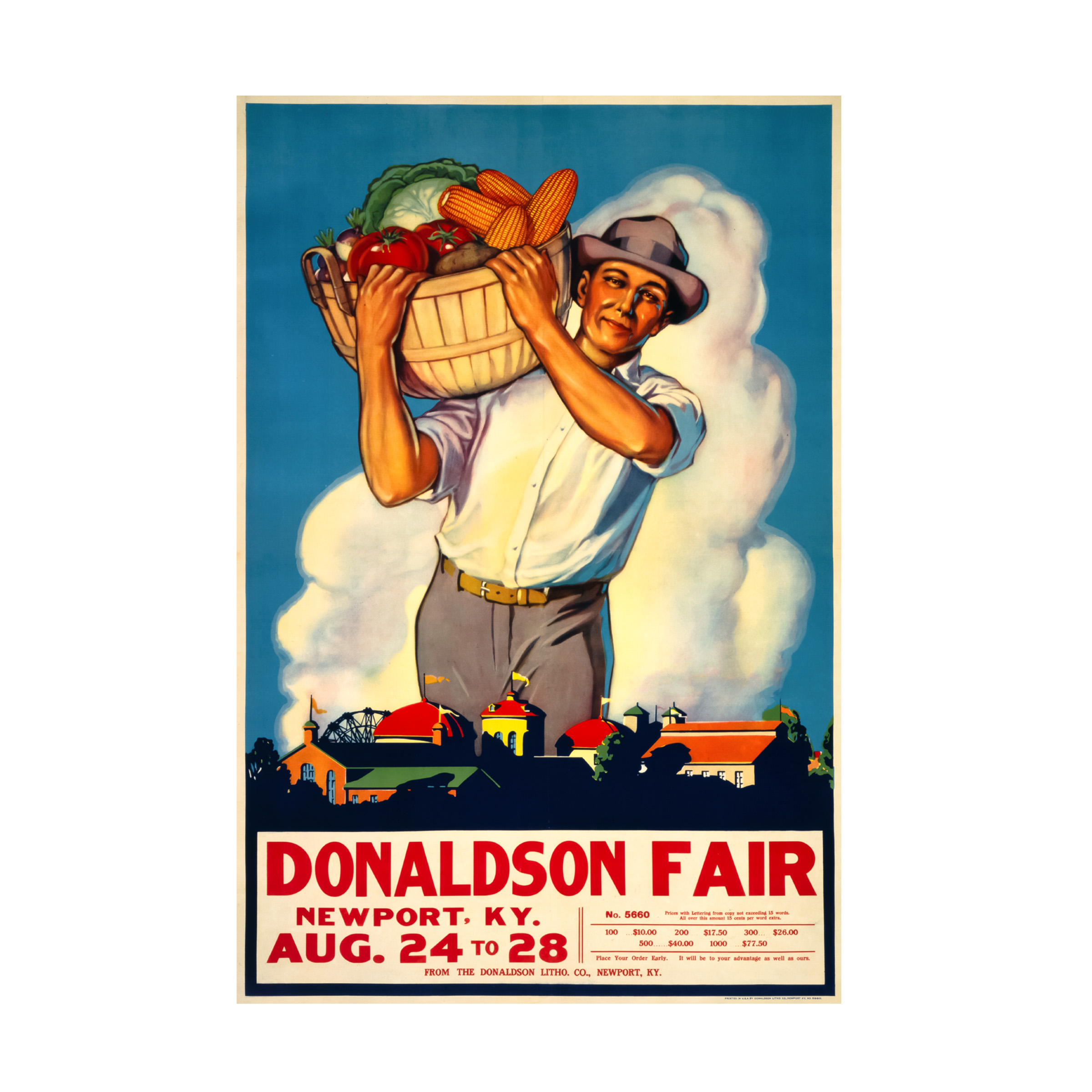 Print Collection 'Donaldson State Fair Poster' Canvas Art - Walmart.com