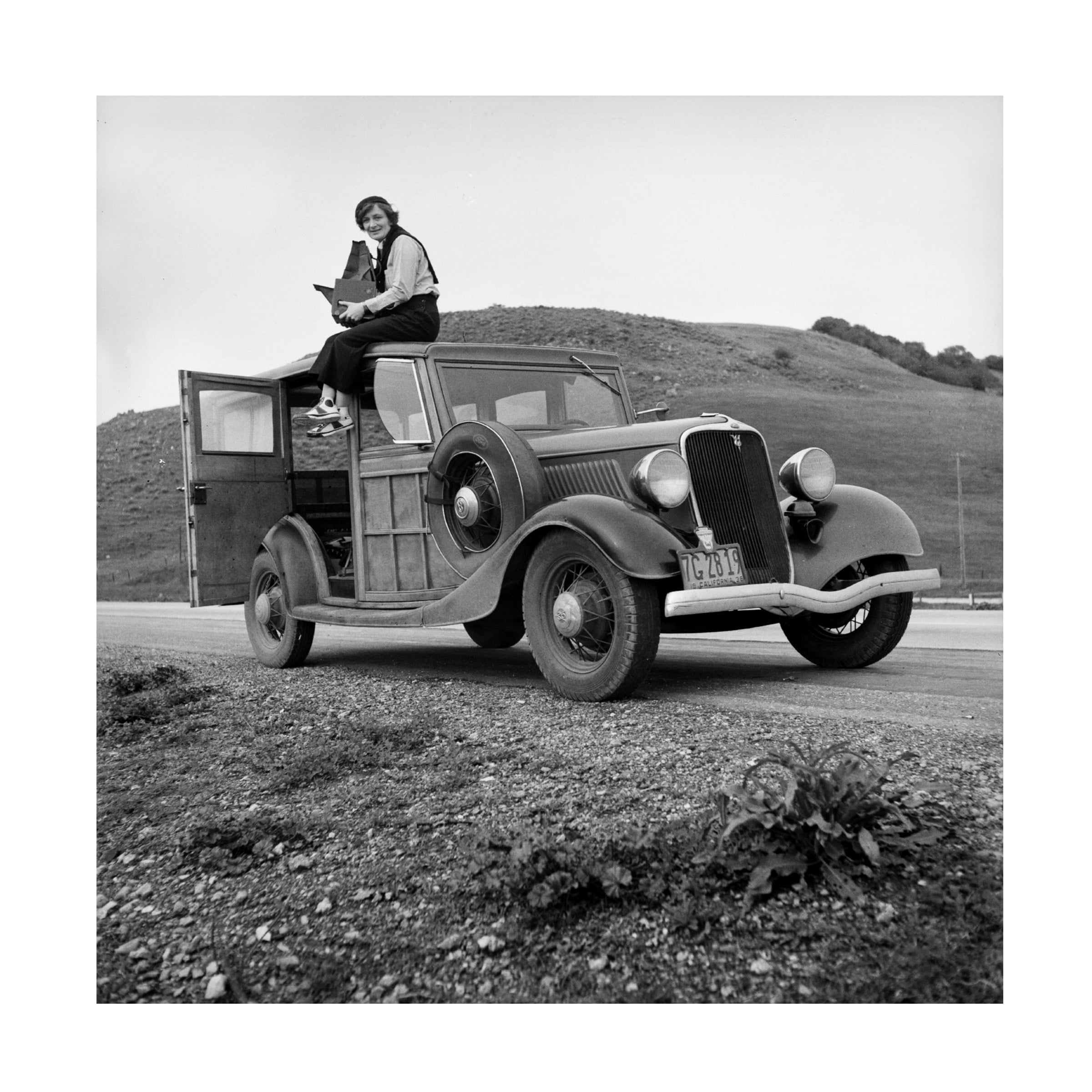 Print Collection 'Dorothea Lange Portrait of the Photographer' Canvas ...