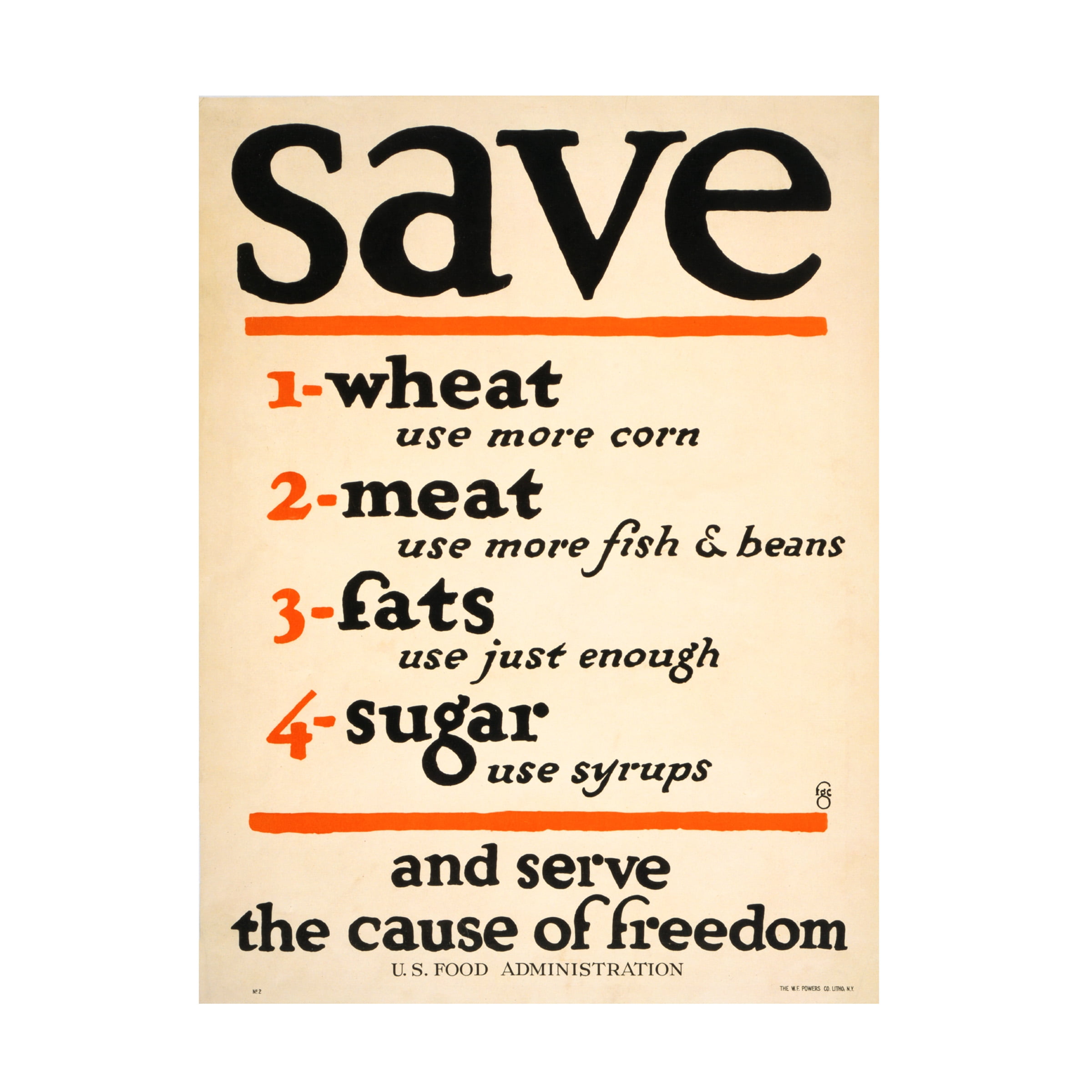 Print Collection 'Save and Serve the Cause of Freedom' Canvas Art ...