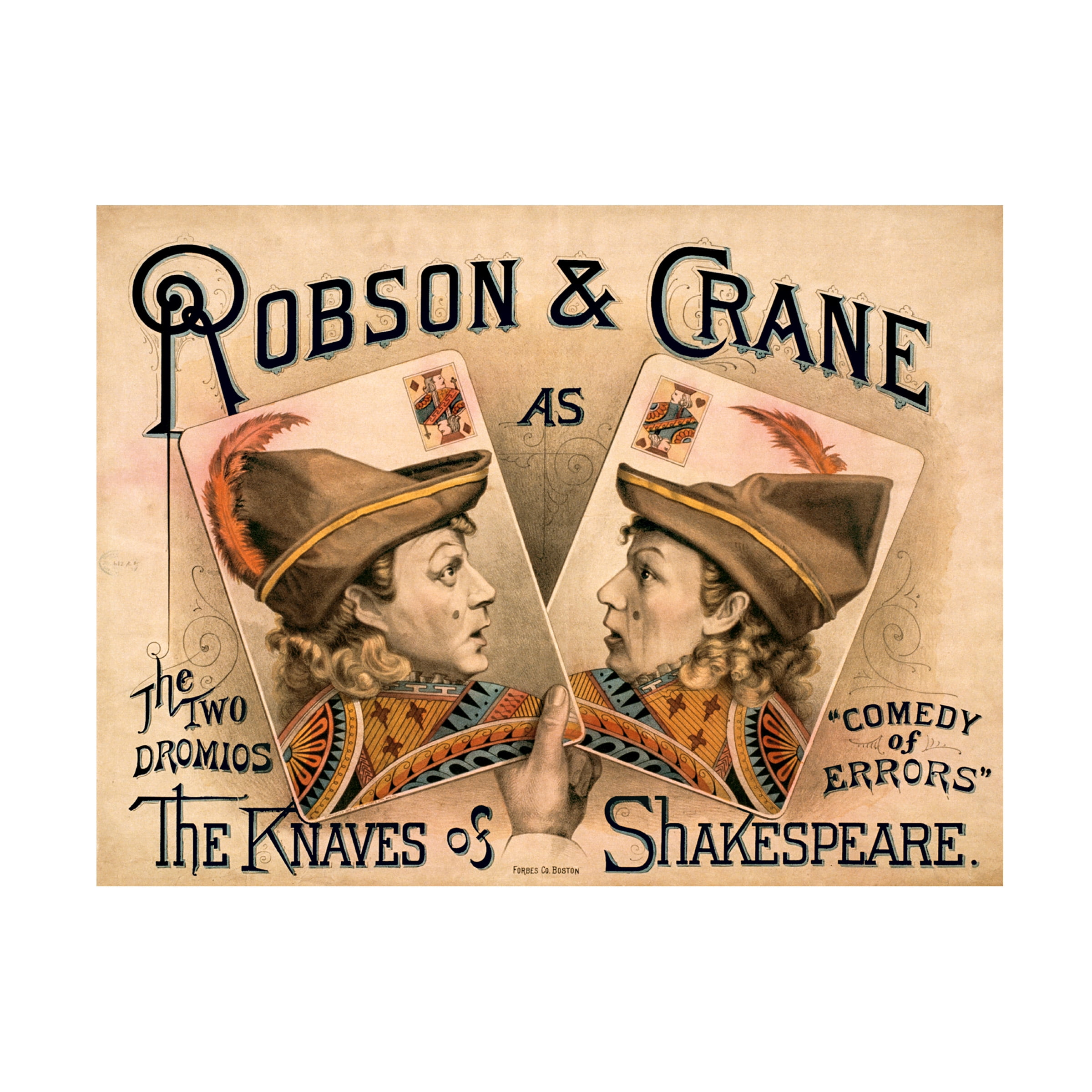 Print Collection 'The Knaves of Shakespeare' Canvas Art - Walmart.com