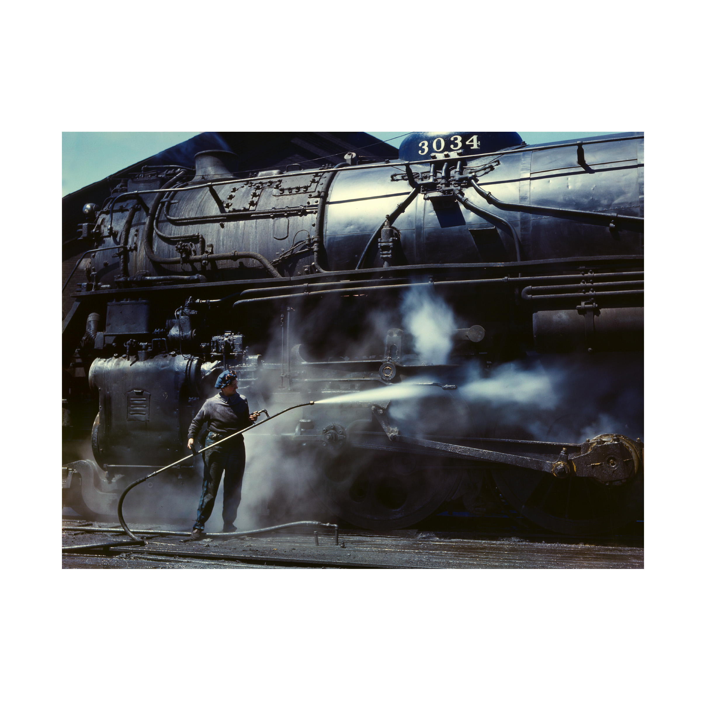 Print Collection 'Viola Roundhouse Wiper Iowa' Canvas Art - Walmart.com