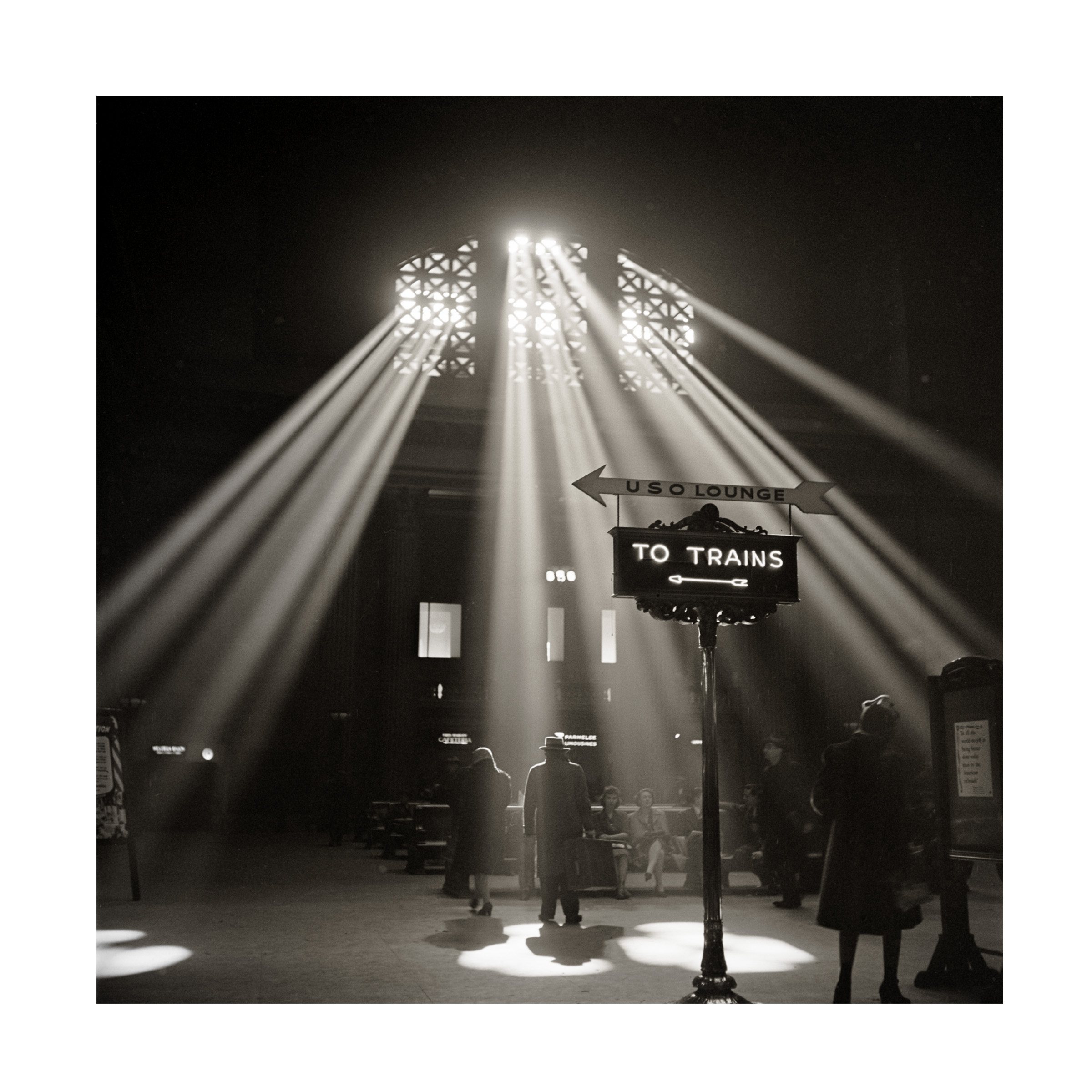 Print Collection 'Waiting Room of the Union Station Chicago' Canvas Art ...