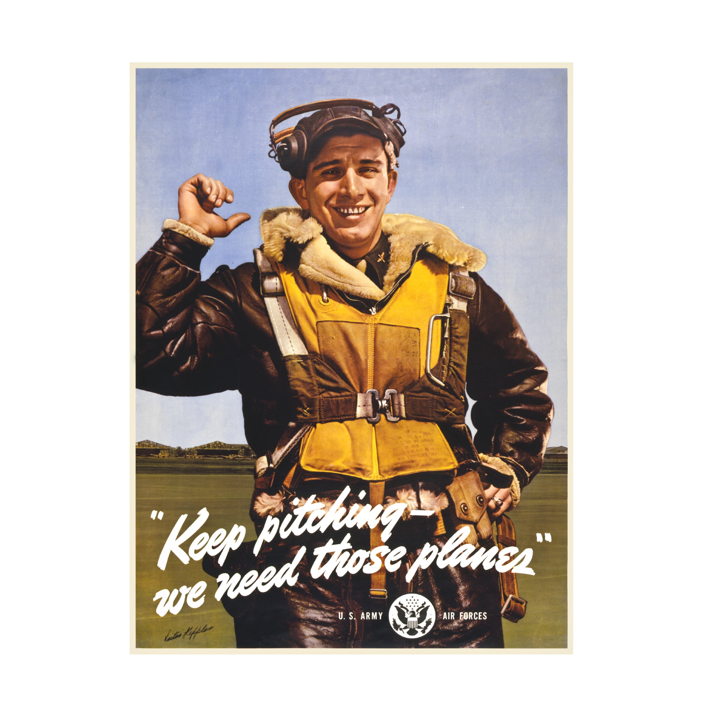 Print Collection 'We Need Those Planes' Canvas Art - Walmart.com