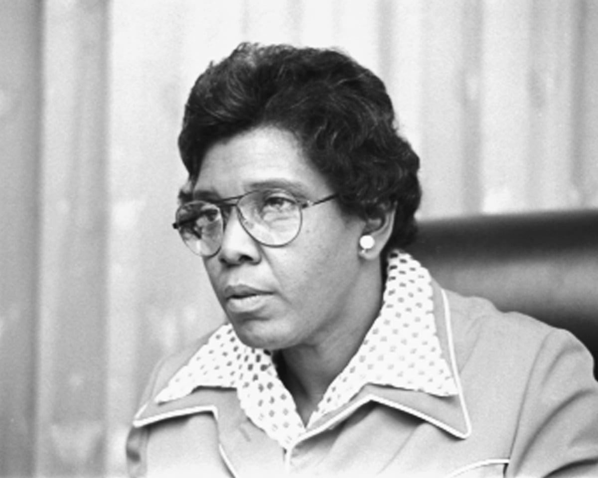 Print: Congresswoman Barbara Jordan, Head-And-Shoulders Portrait, 1976 ...
