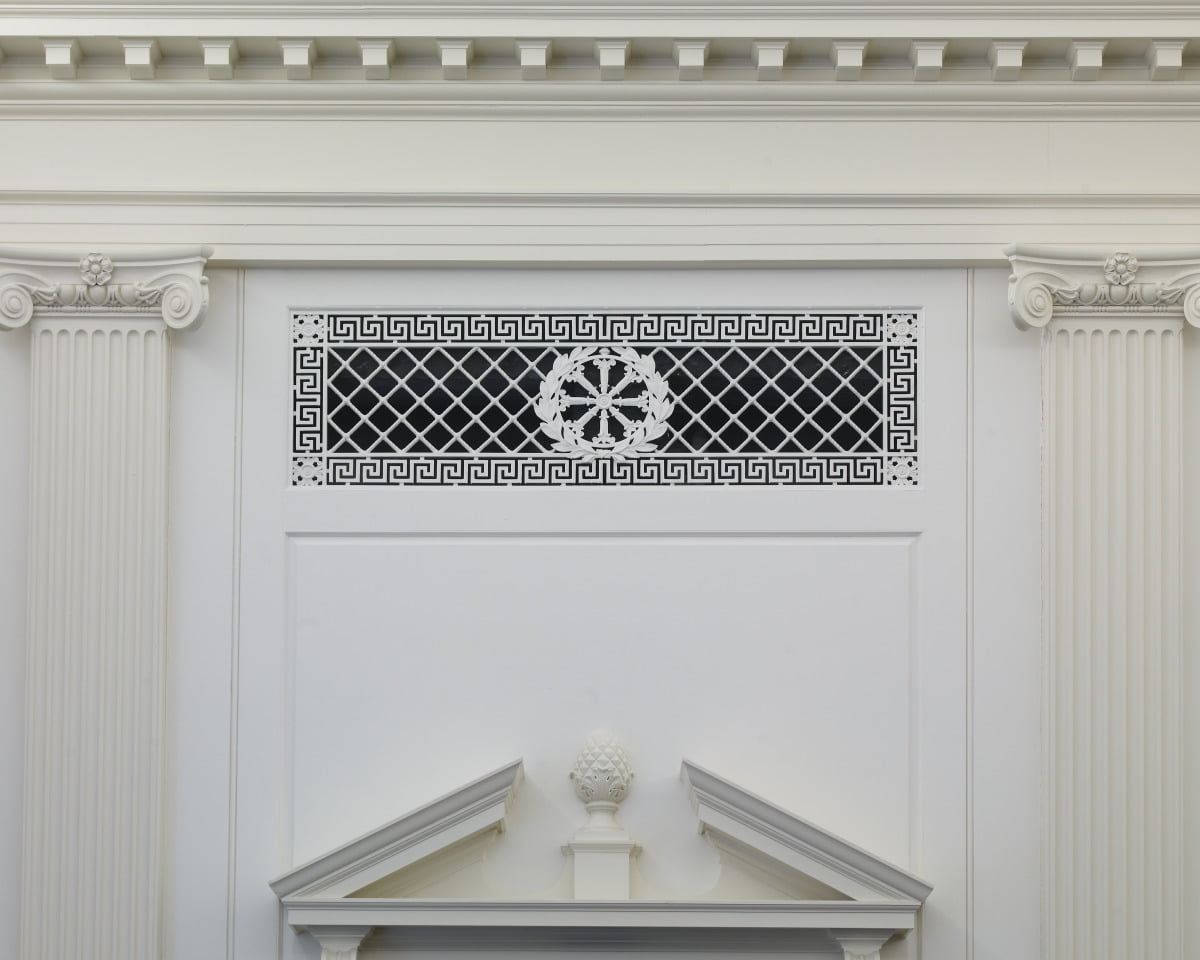 Print: Courtroom Columns, Detail, U.S. Courthouse, Tallahassee, Florida ...