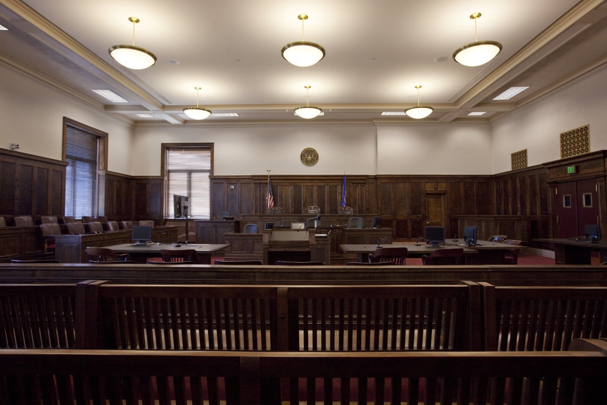 Print: Courtroom, Federal Building And U.S. Courthouse, Fargo, North ...