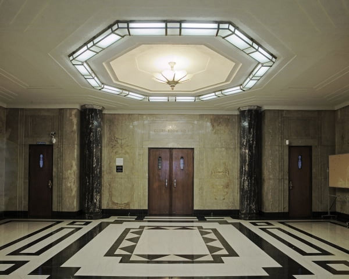 Print: Courtroom Lobby, James T. Foley U.S. Post Office And Courthouse ...