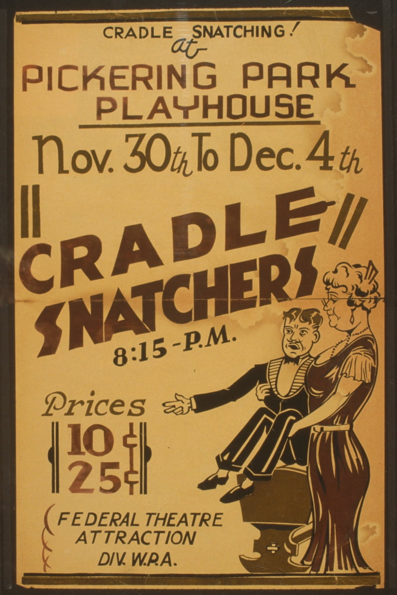 Print: Cradle Snatchers Cradle Snatching! At Pickering Park Playhouse ...