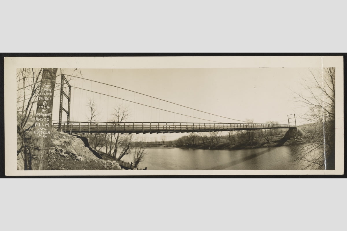 Print: Crow Island Bridge, 1914 - Walmart.com