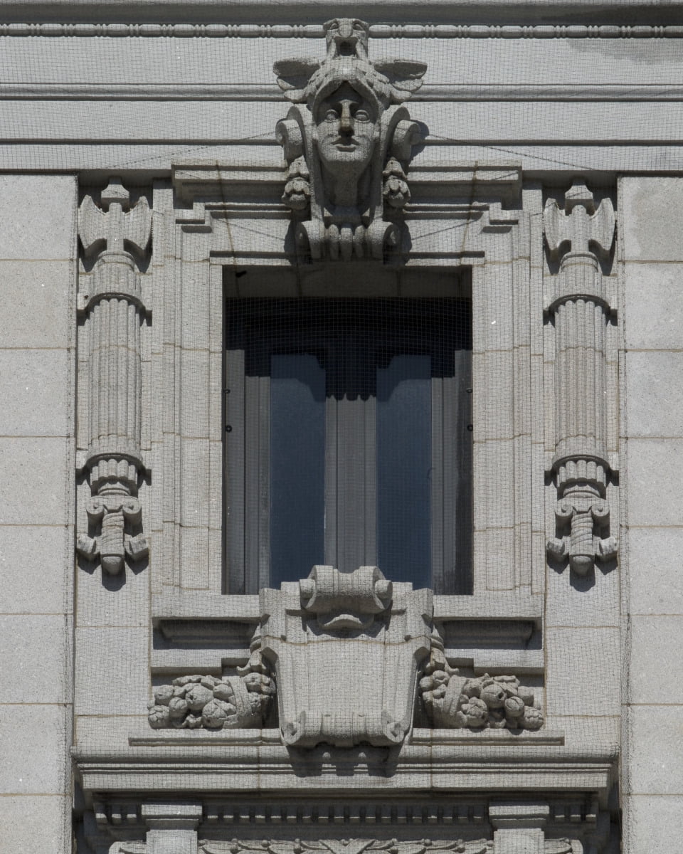 Print: Decorative Window, Howard M. Metzenbaum U.S. Courthouse ...