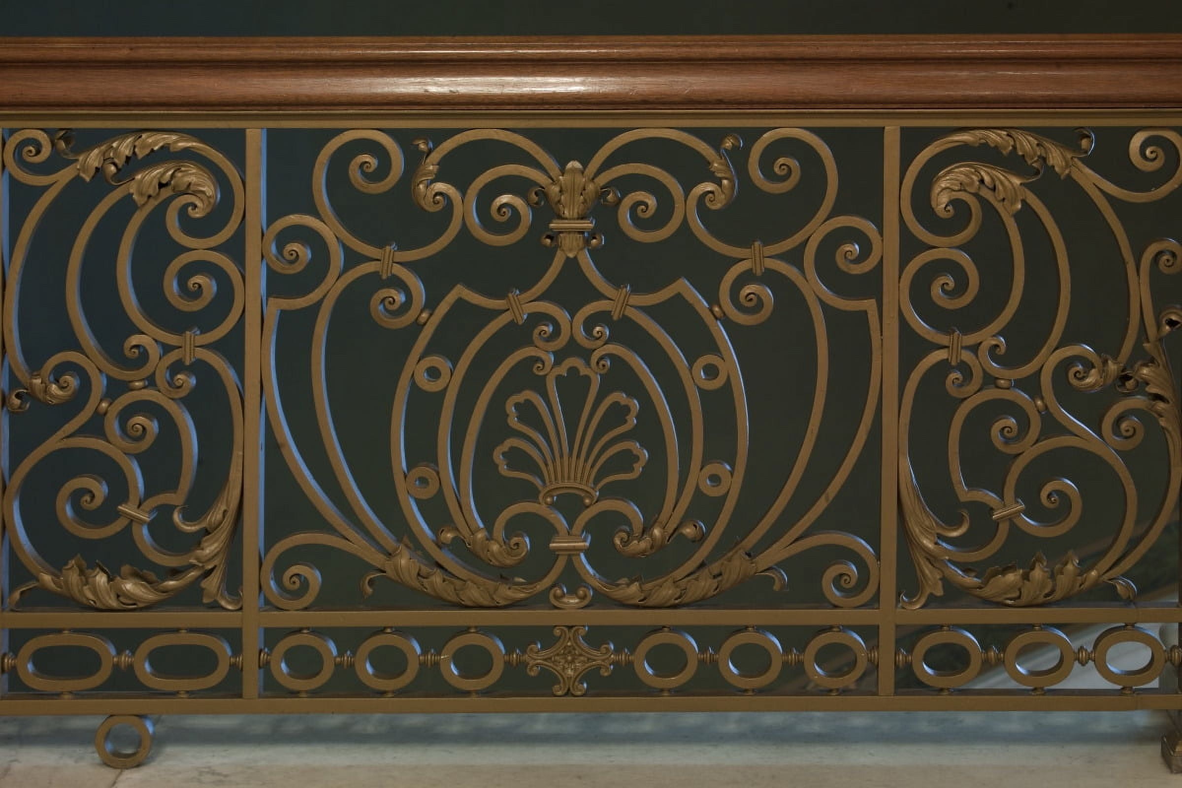 Print: Detail, Stairs, Birch Bayh Federal Building, Indianapolis ...