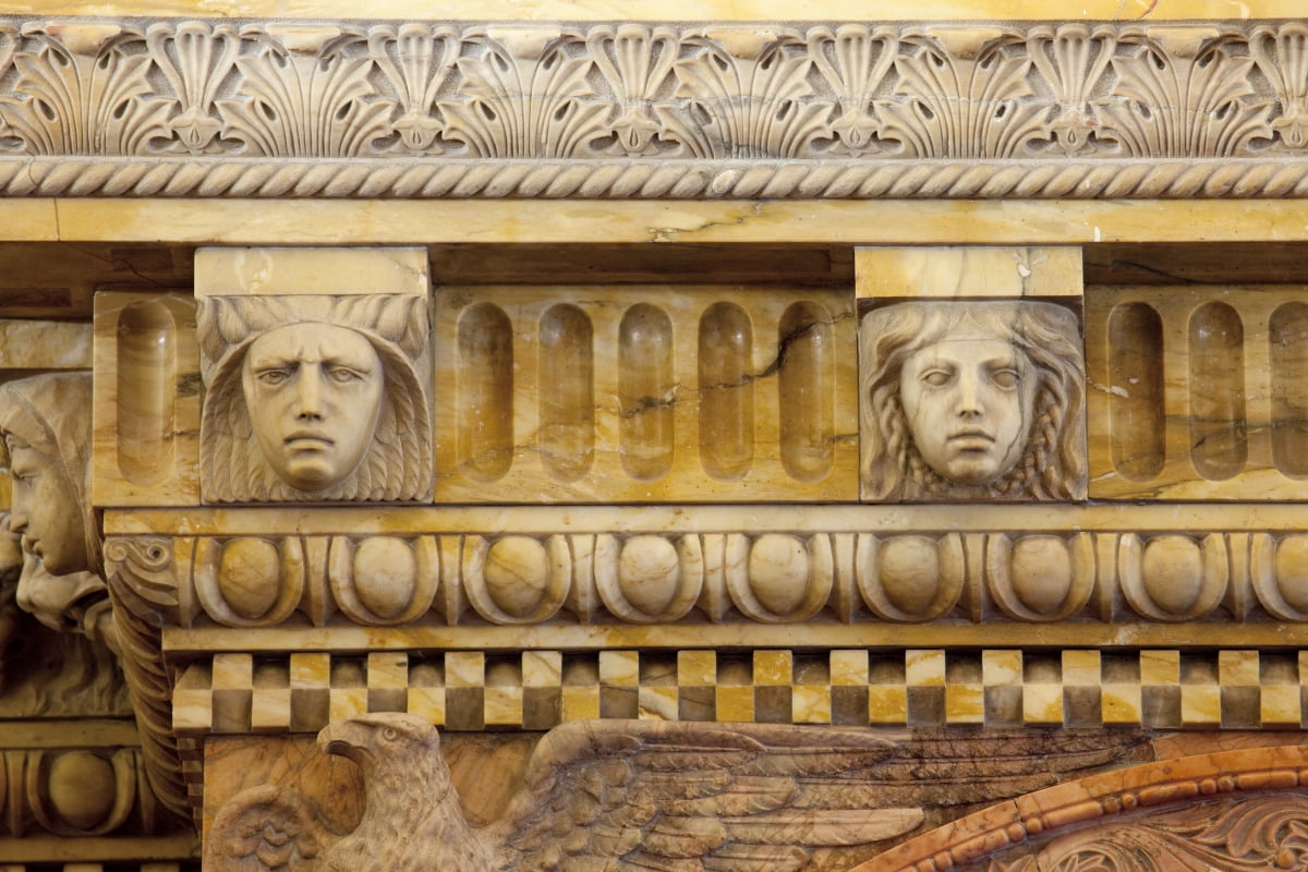Print: Details From The Million Dollar Courthouse, The Theodore Levin ...