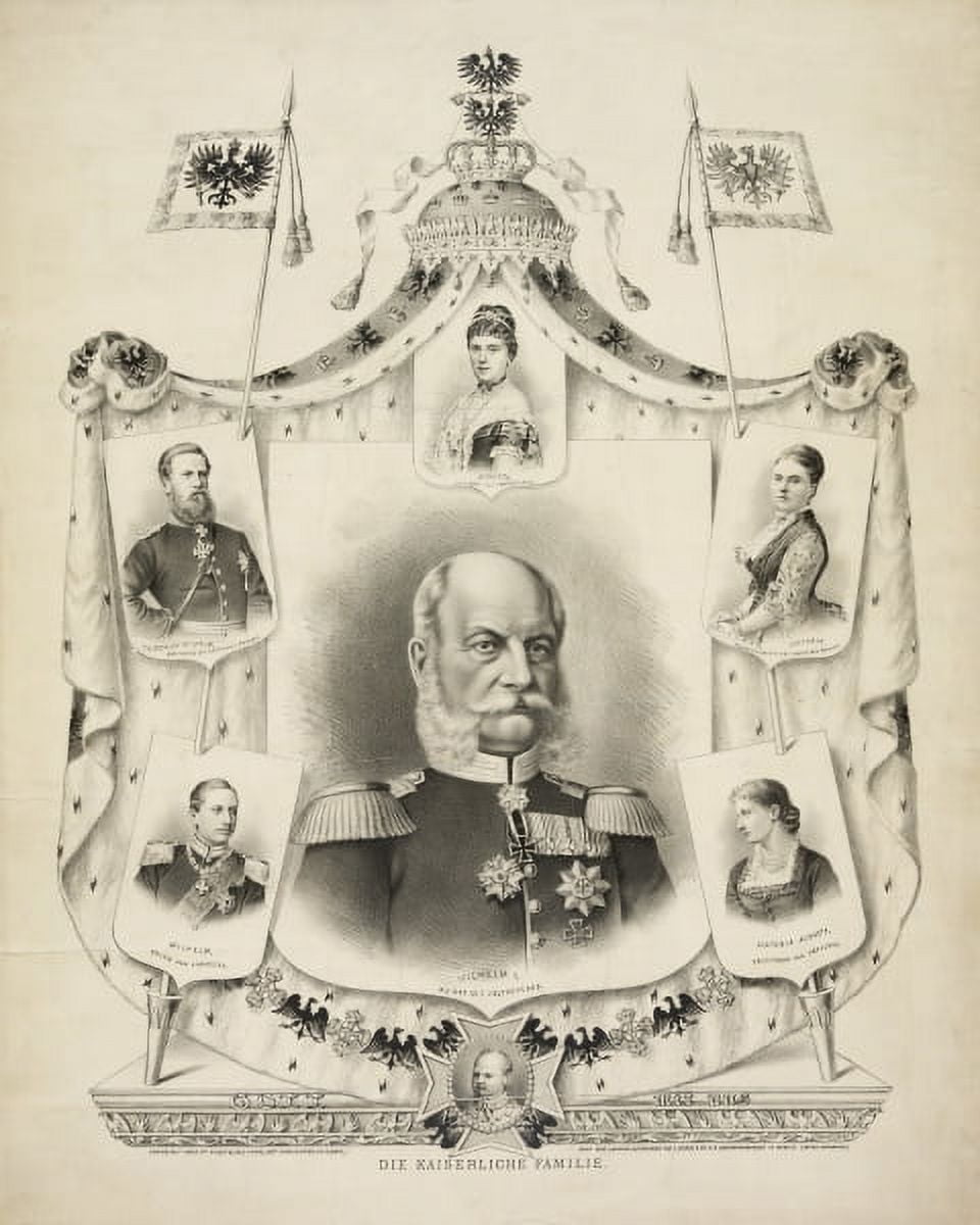 Print: Die Kaiserliche Familie - Kaiser Wilhelm I and His Family ...