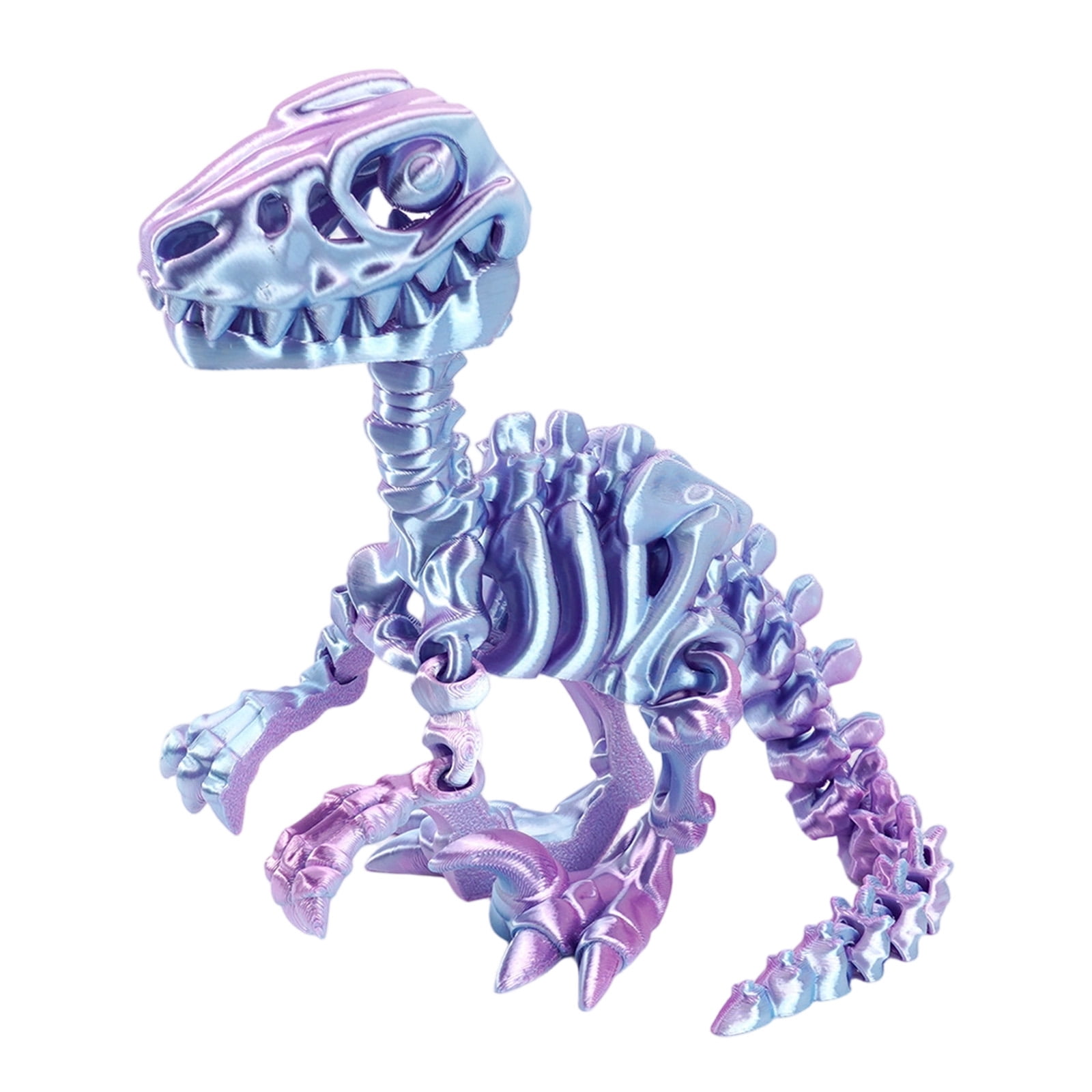 Print Dinosaur Skeleton Figurine Dinosaur Model Figure with Flexible ...