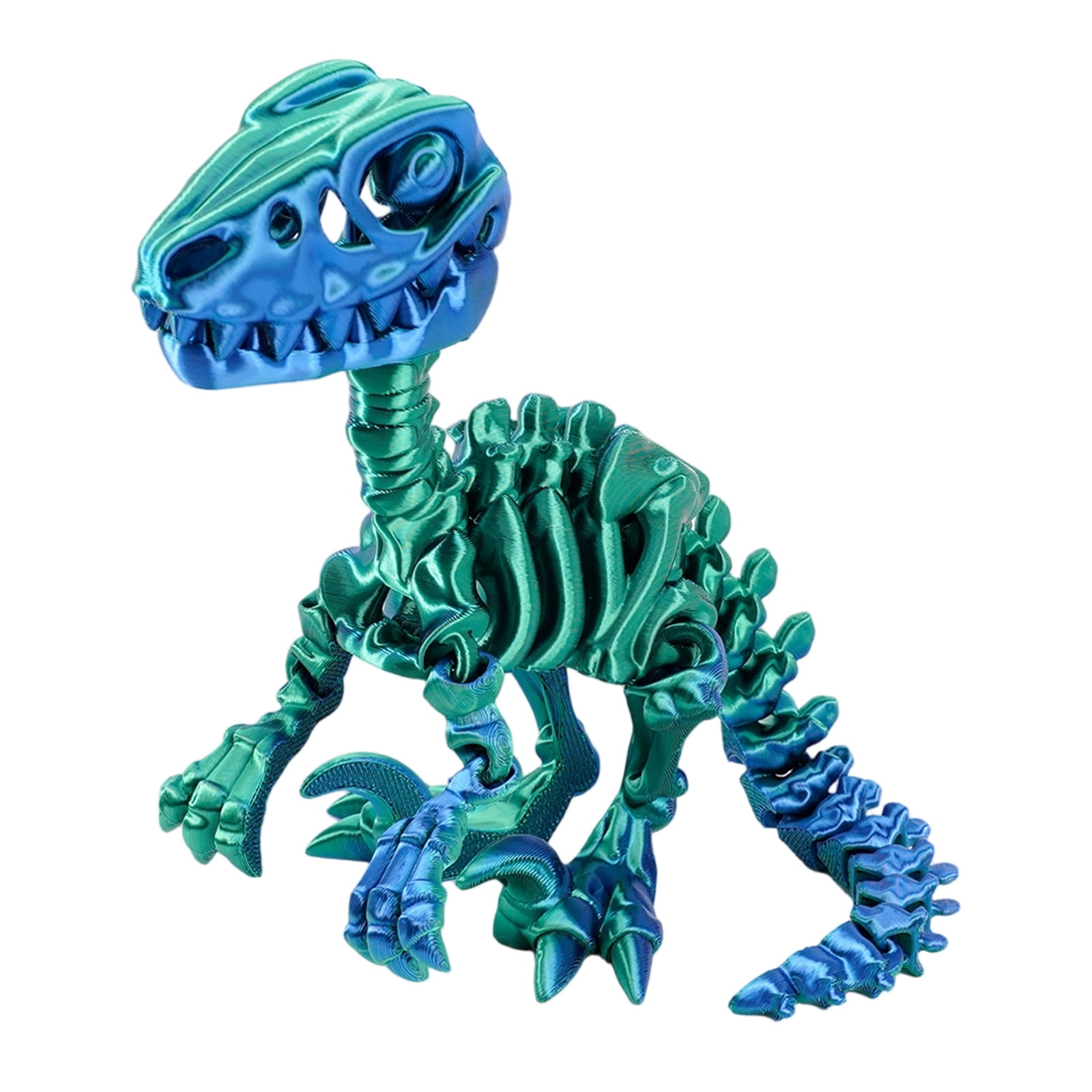 Print Dinosaur Skeleton Figurine Dinosaur Model Figure with Flexible ...