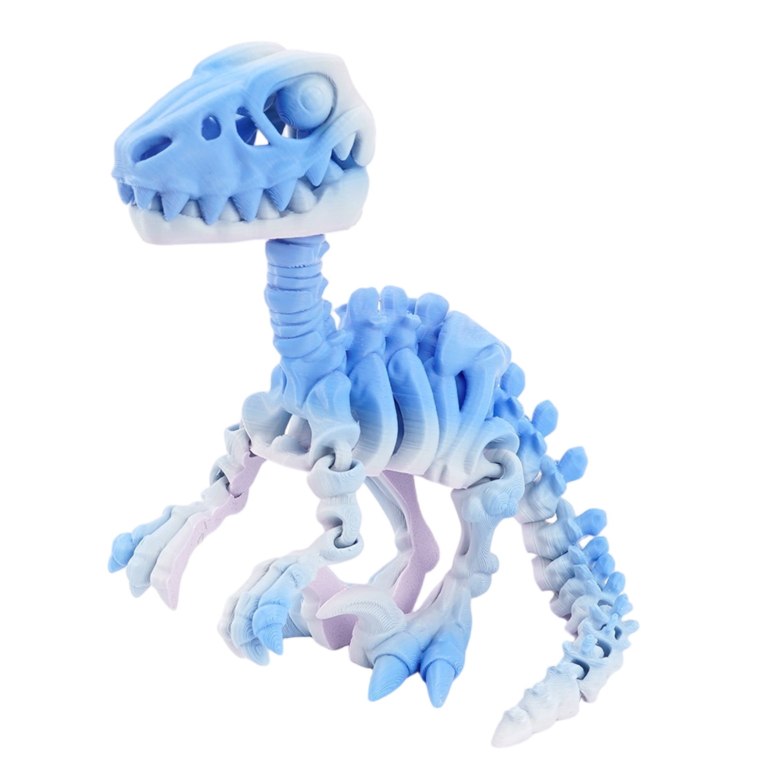Print Dinosaur Skeleton Figurine Dinosaur Model Figure with Flexible ...