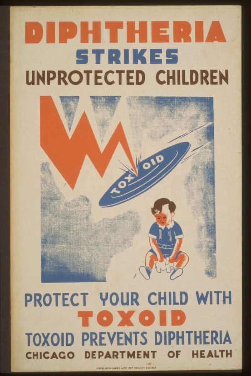 Print: Diphtheria Strikes Unprotected Children Protect Your Child With ...