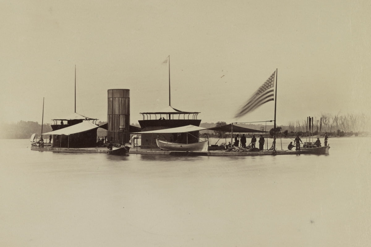 Print: Double Turreted Monitor, Onondaga, James River, Va., circa 1864 ...