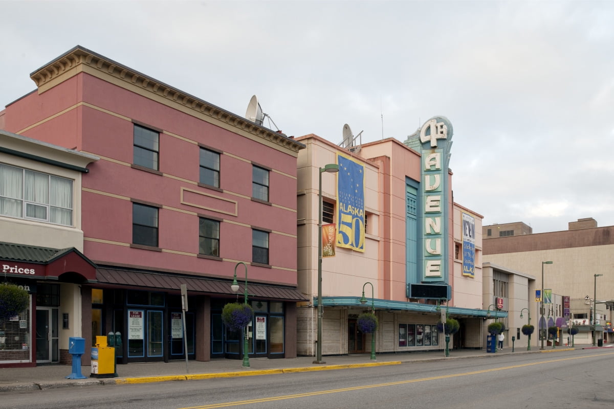 Print: Downtown Main Street View Of Anchorage, Alaska, 2008 - Walmart.com
