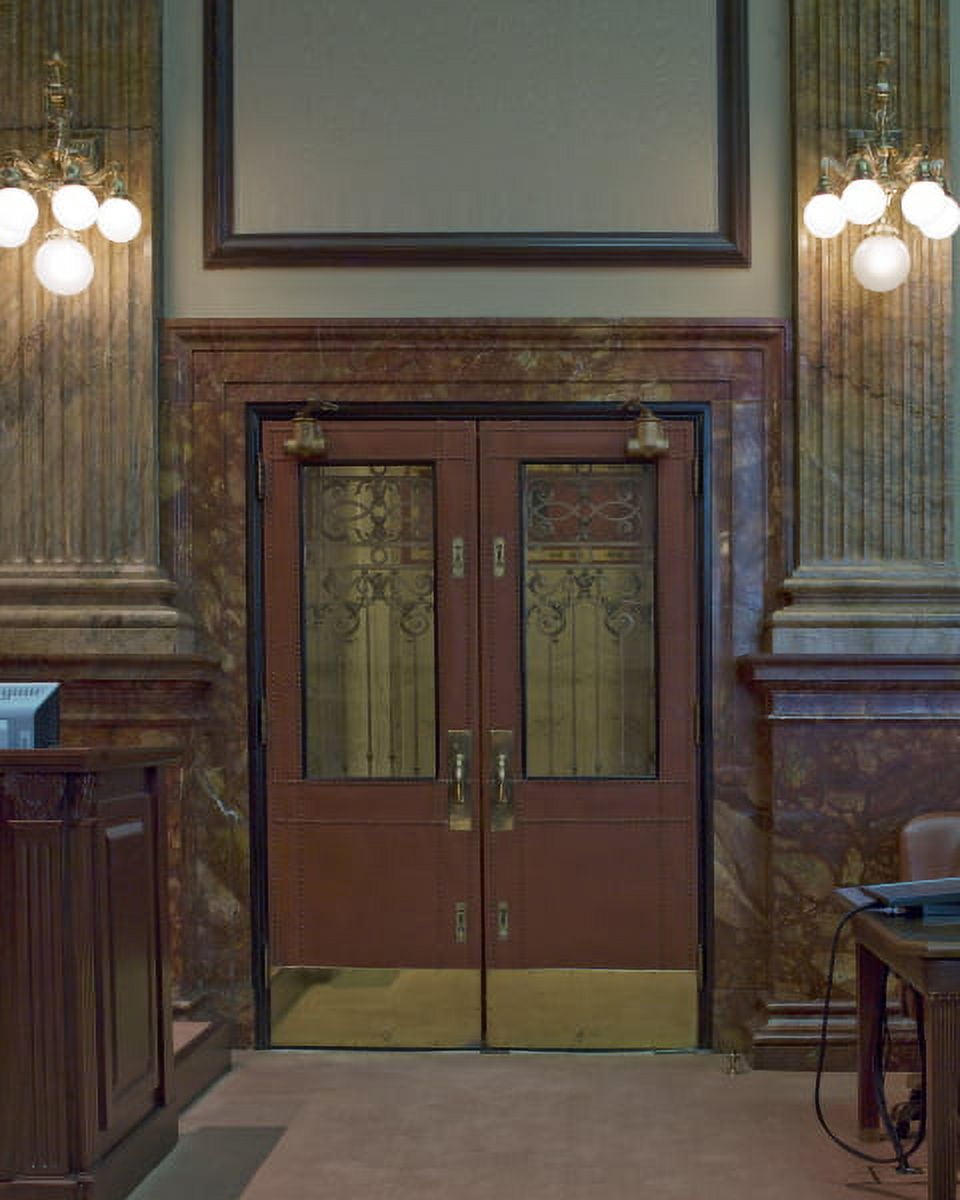 Print: East Courtroom Entry Door, Birch Bayh Federal Building - Walmart.com