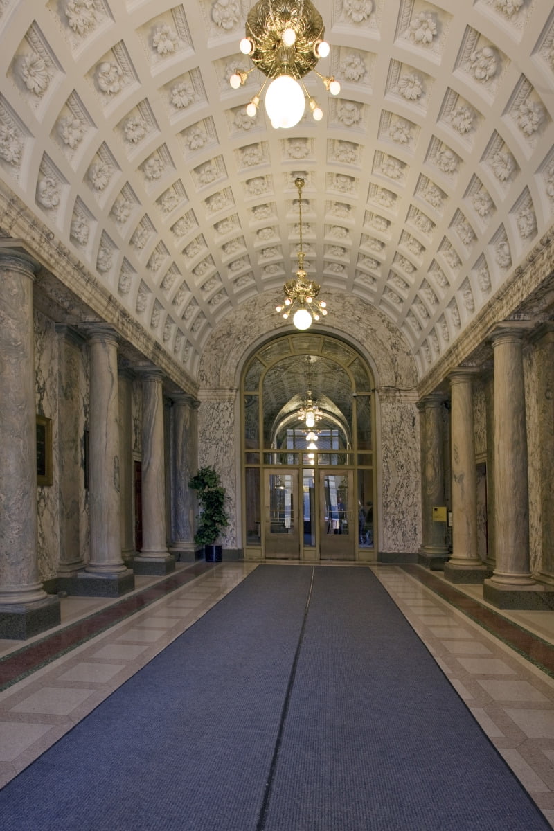 Print: East Vestibule, Birch Bayh Federal Building, Indianapolis ...