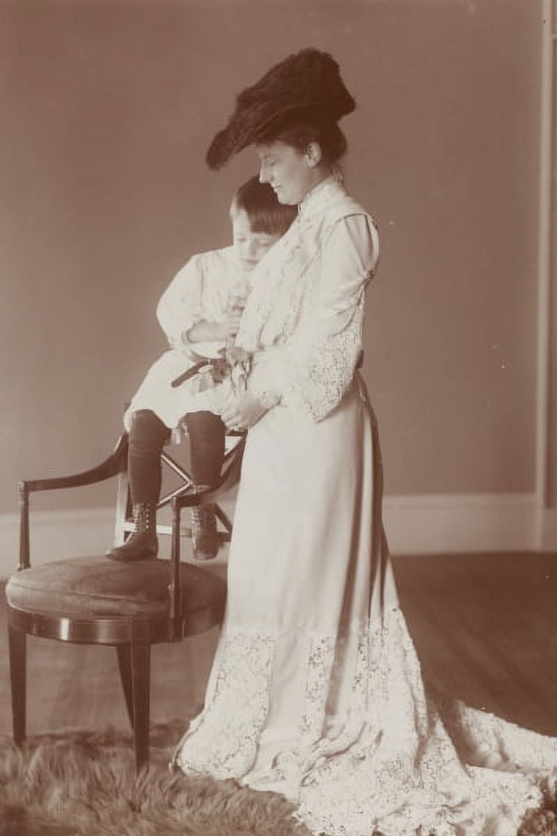 Print: Edith Kermit Carow Roosevelt, Full-Length Portrait, Standing ...